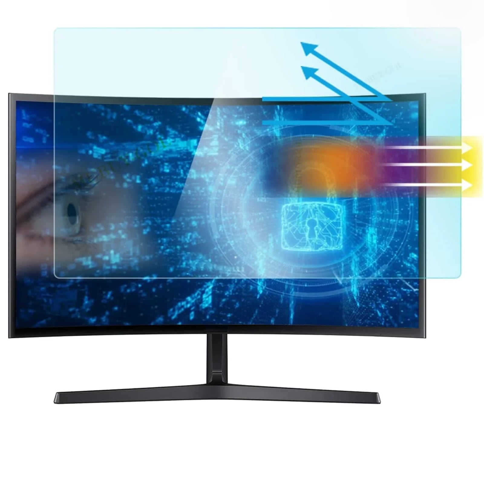 24 inch Computer Anti Blue Light Screen Filter for 16:9 Widescreen ...