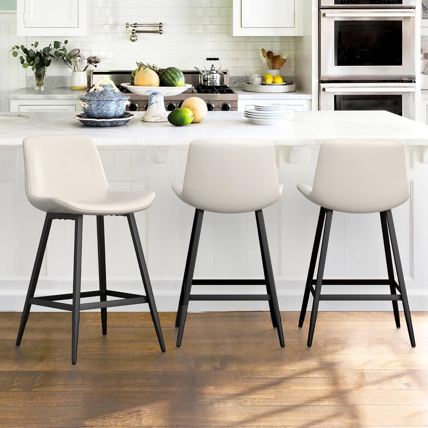 24 inch Counter Stool Modern Bucket Barstools Counter Height Bar Stools ...