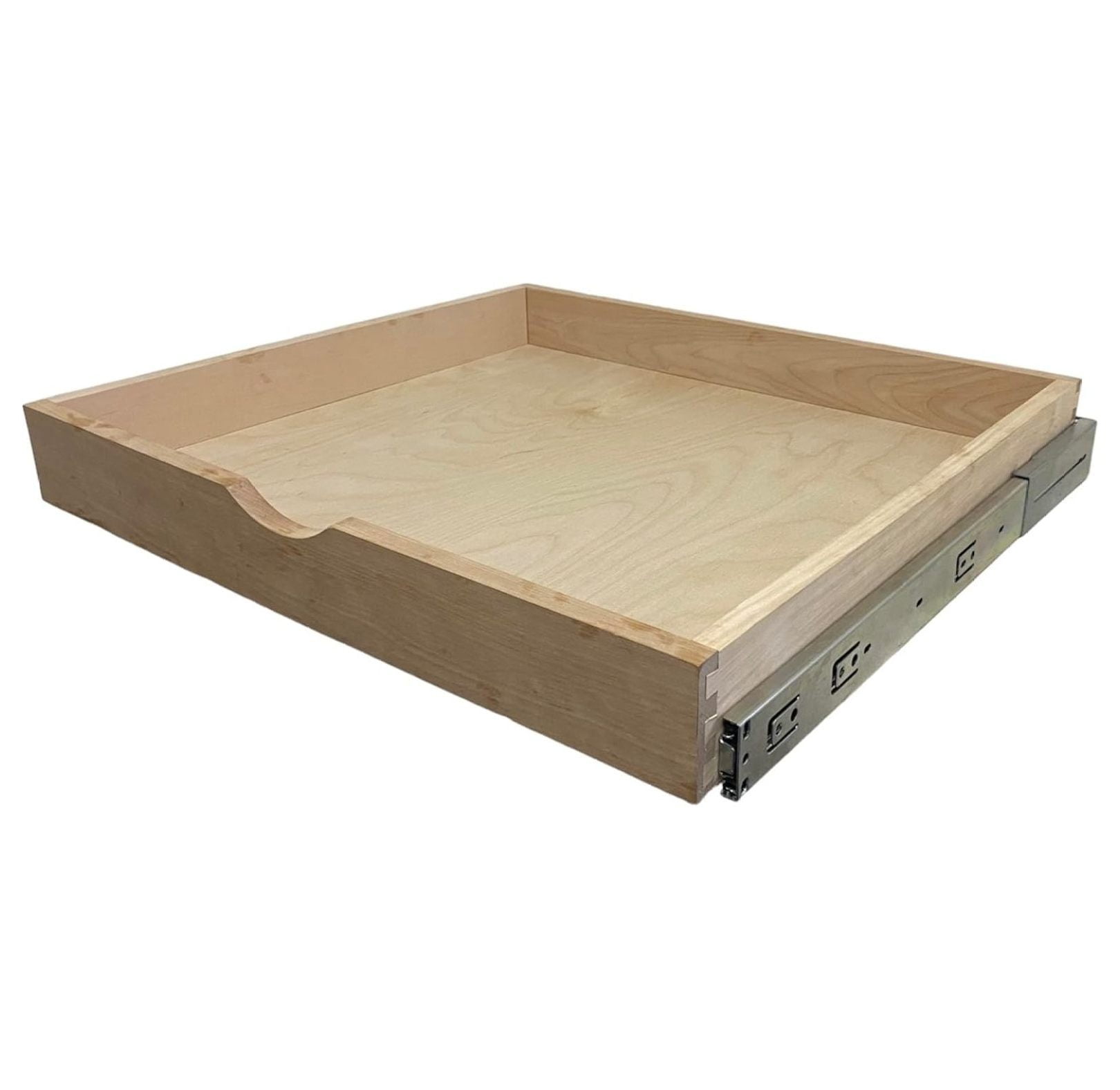 24 inch DIY Non-Assembled Birch Wood, Cabinet Pull-Out Shelf, Slide Out ...