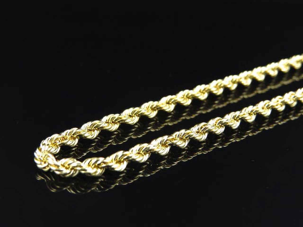24 inch Diamond Cut Rope Chain - Walmart.com