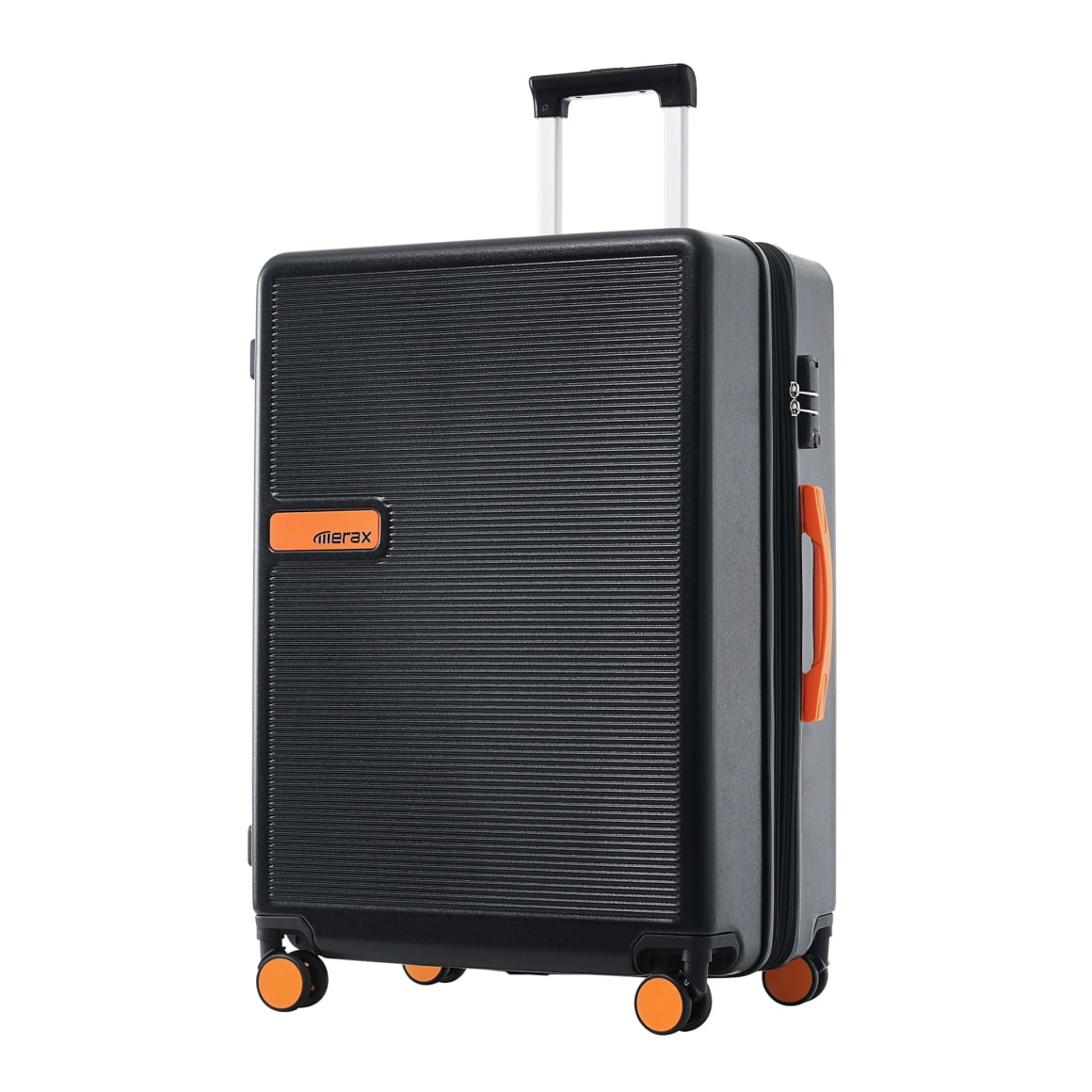 24 inch Expandable Suitcase with 360° Spinner Wheels,Lightweight Hard ...