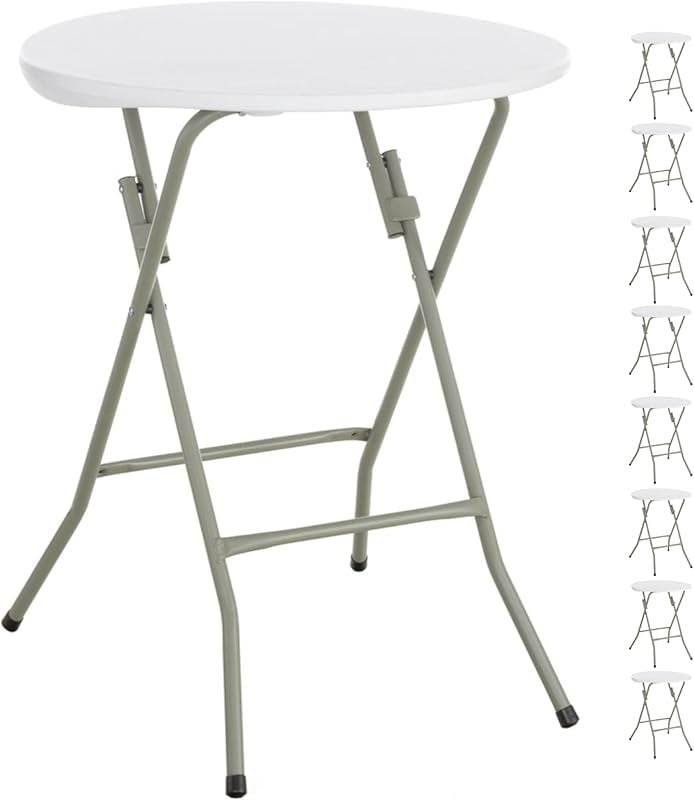 24 inch Folding Table, Round Folding Table Personal Folding Table Cake ...