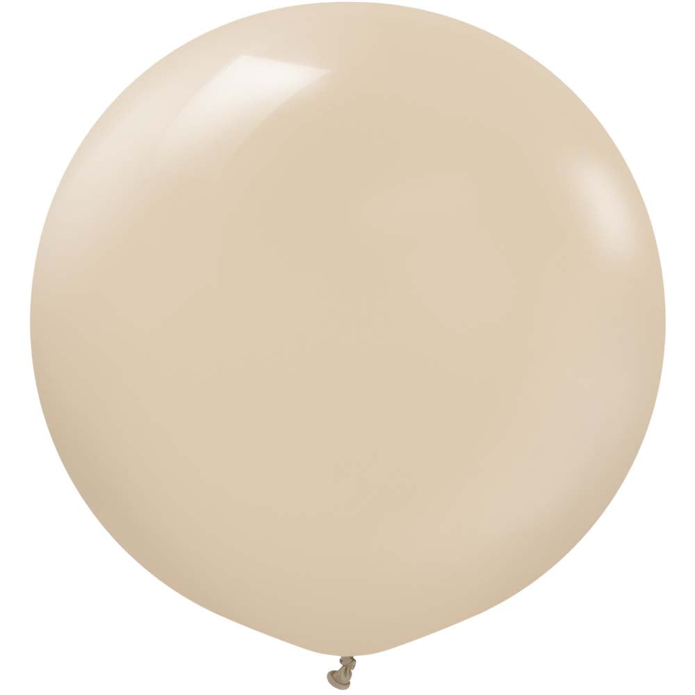24 inch Kalisan Standard Hazelnut Latex Balloons (2 Pack) - Party ...