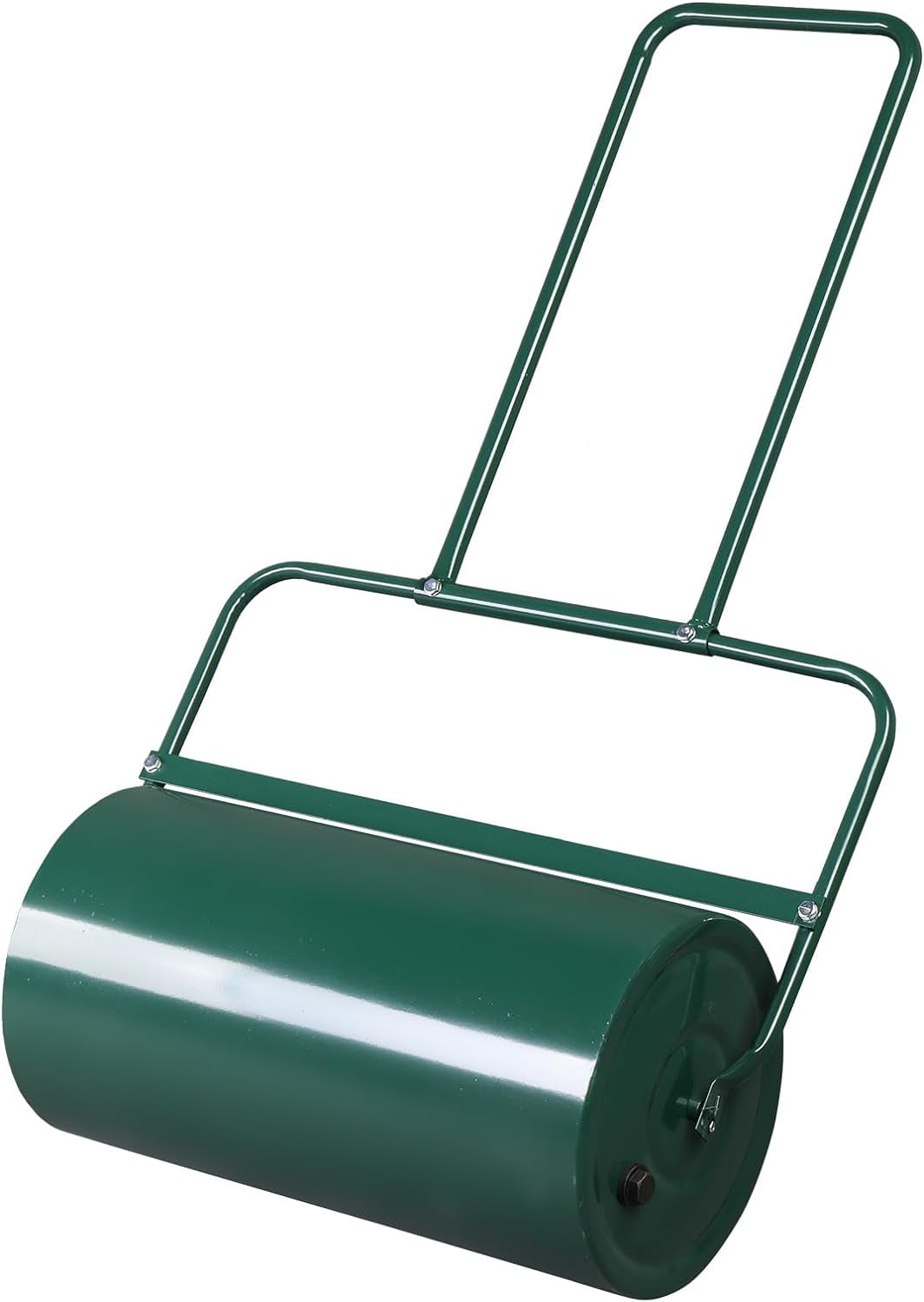 24 inch Lawn Roller, 13 Gallons/49 L Water and Sand Filled Garden Drum ...