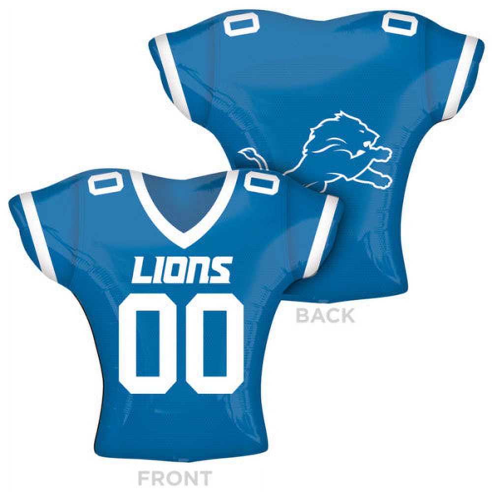 24 inch NFL Detroit Lions Football Jersey Foil Mylar Balloon - Party ...