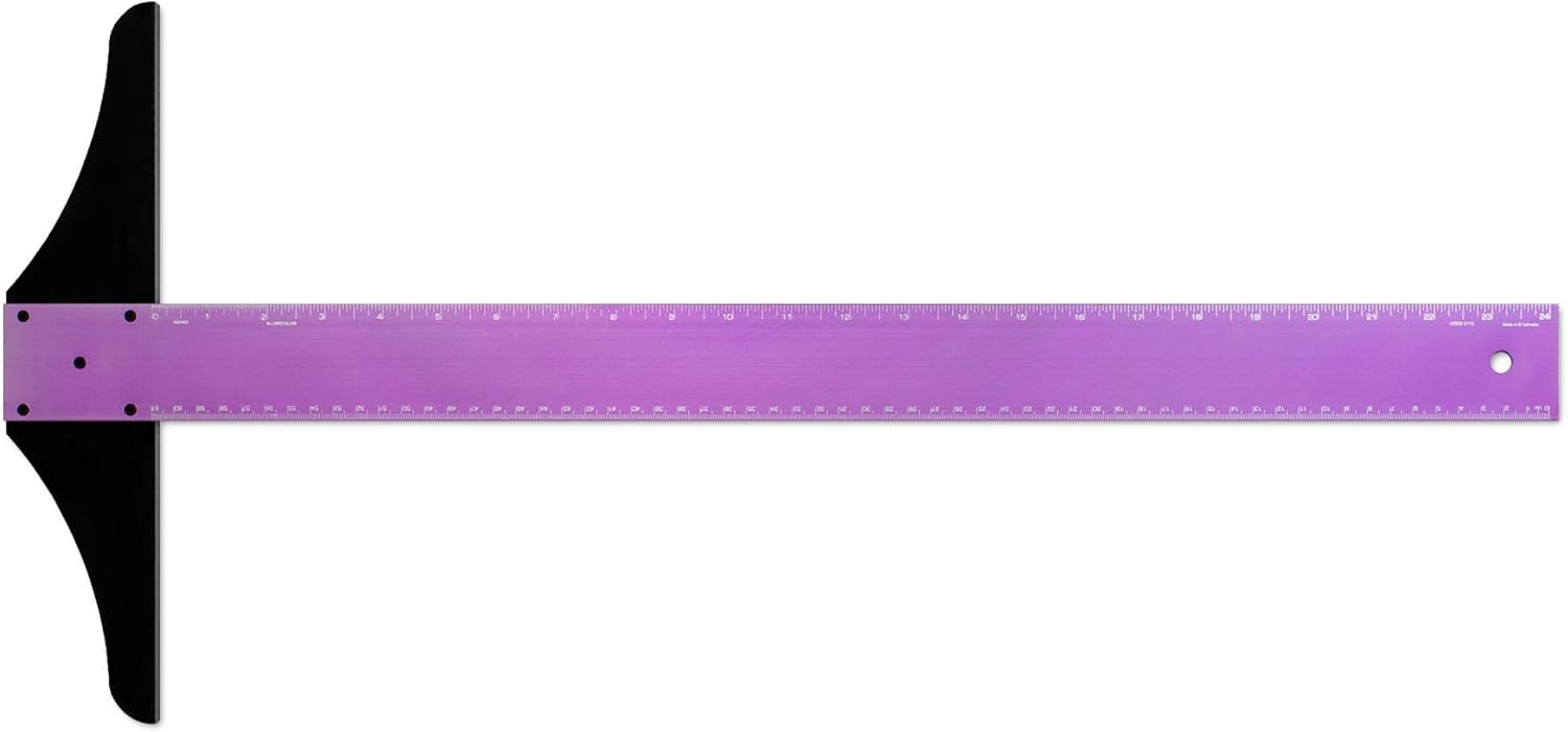 24-inch Professional Aluminum T-Square for Art Framing and Drafting ...