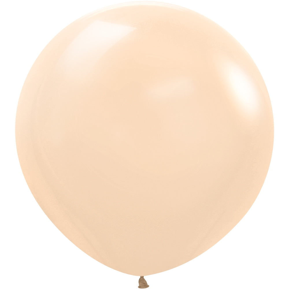 24 inch Sempertex Pastel Matte Malibu Peach Latex Balloons (10 Pack ...