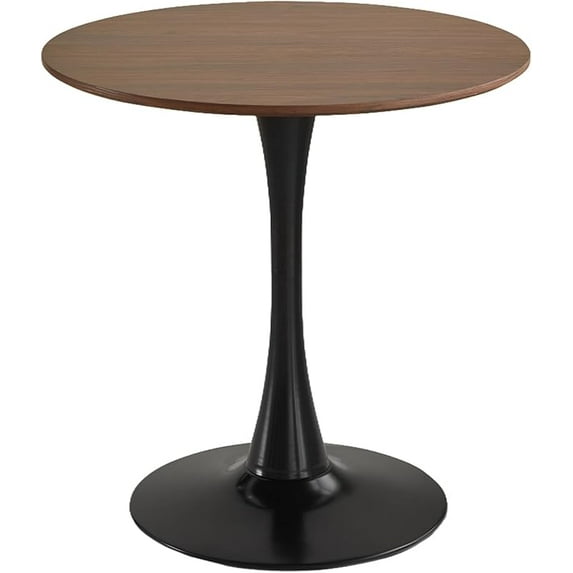 24 inch Small Round Dining Table for 2-4 People, Mid Century Modern ...