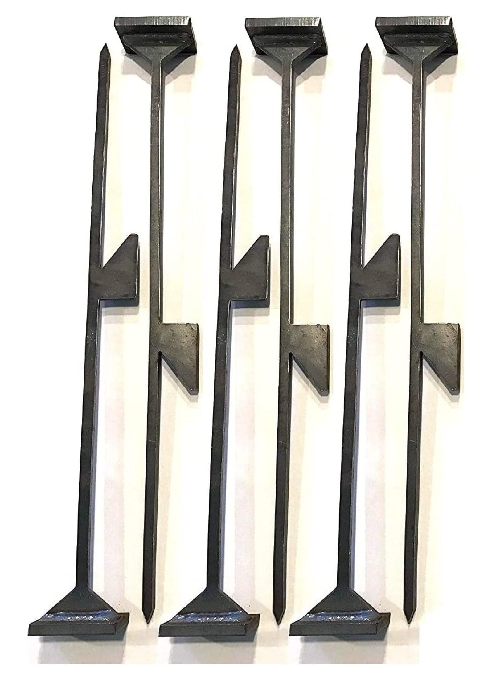 24 inch Tall Knock-Over Stands for Steel Targets - 6 Piece Metal Target ...