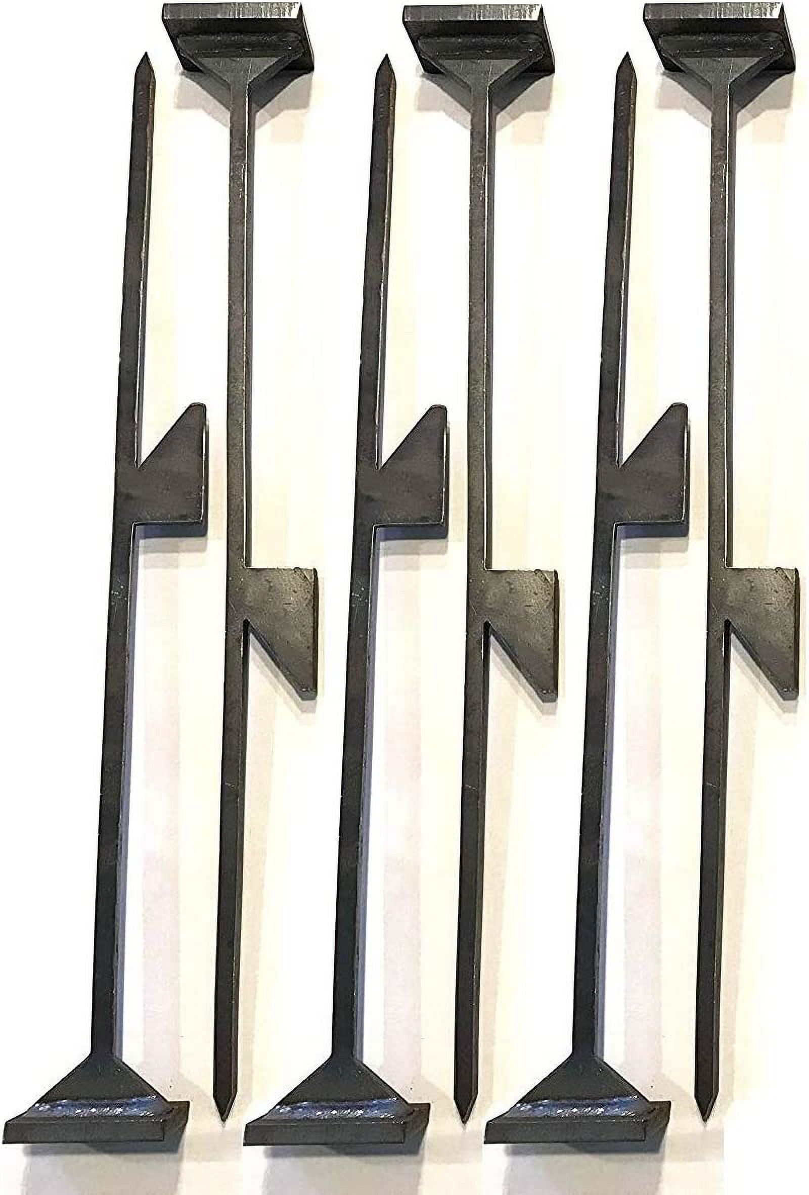 24 inch Tall Knock-Over Stands for Steel Targets - 6 Piece Metal Target ...