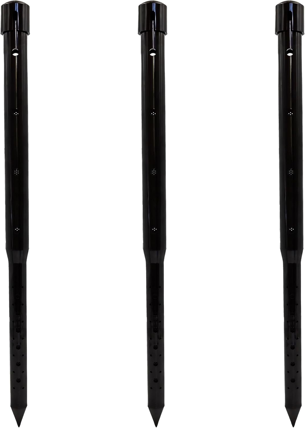 24-inch Tree Watering Stake (3 Pack, Tan) | UV-Protected ABS Plastic ...