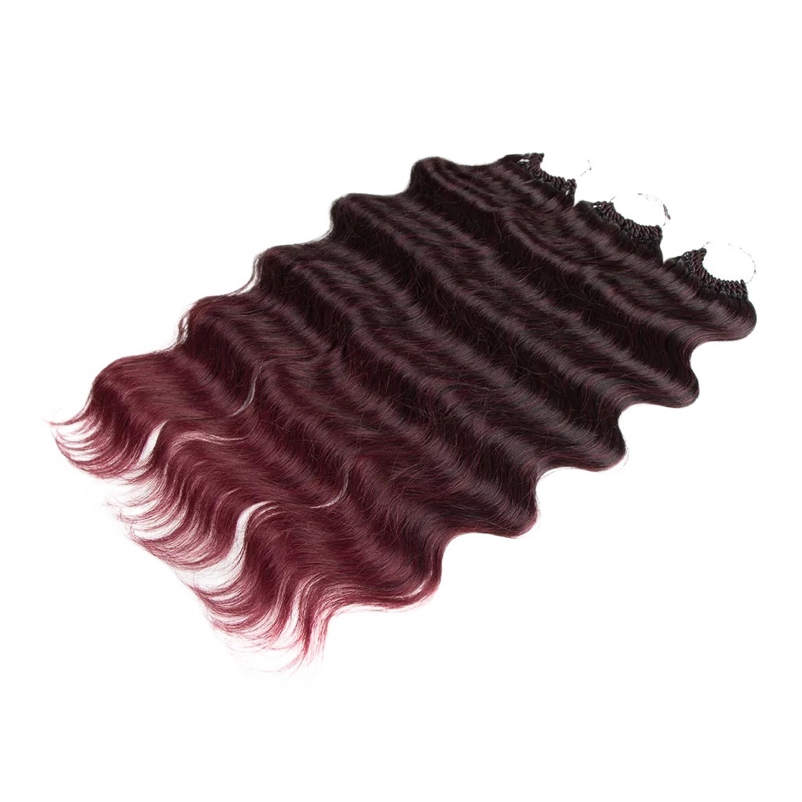 24-inch Wavy Crochet Hair Synthetic Goddess Crochet Braid Braided Hair ...