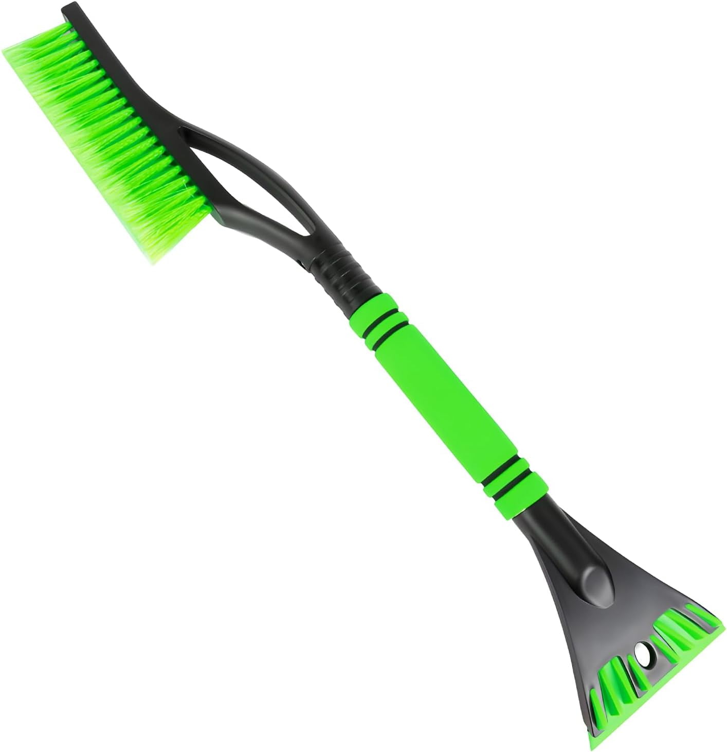 24-inch car snow wiper with ice scraper, scratch-free snow removal tool ...