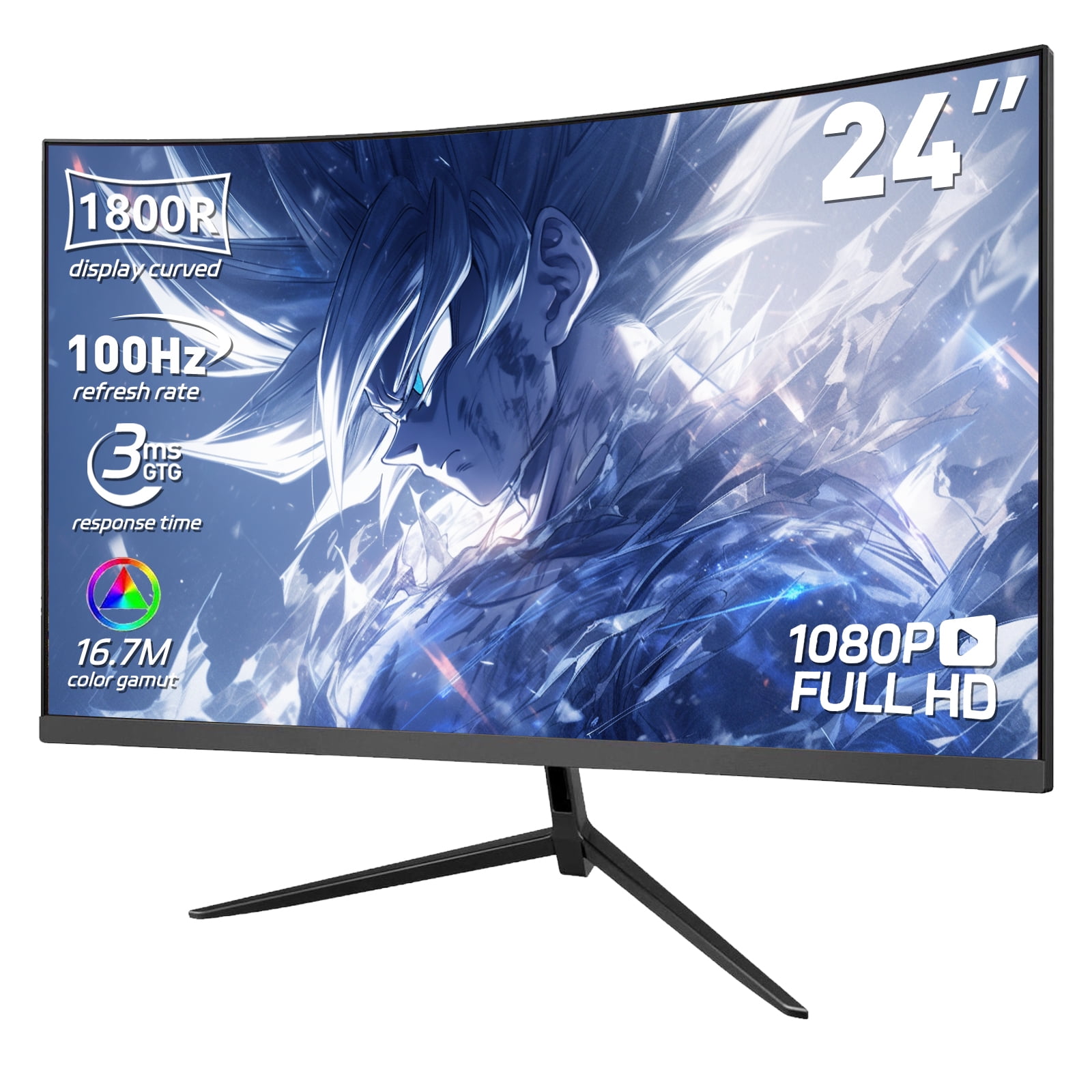 24 inch monitors for computer 100hz RE-241KV4A black - Walmart.com