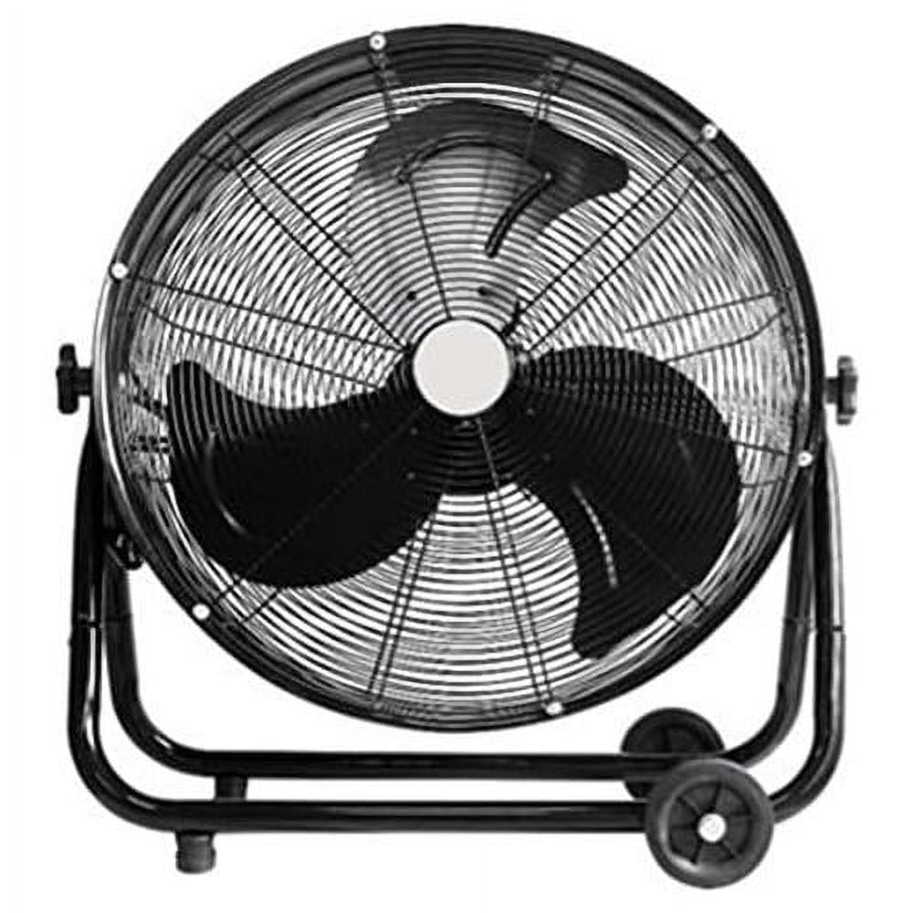 24 inch recirculating floor fan with adjustable pitch, 3 speed settings ...