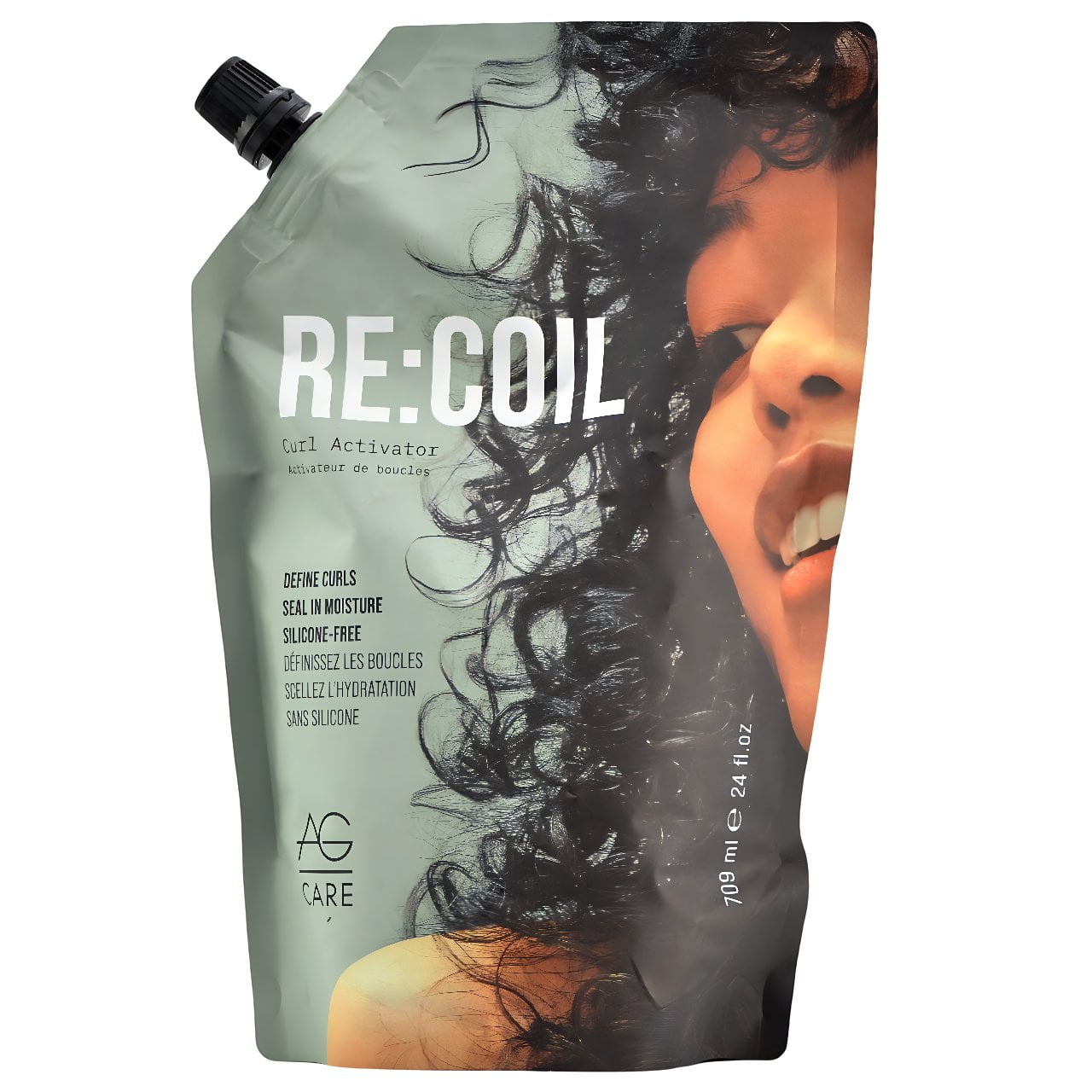 {24 oz} AG Re:Coil Curl Activator w/ SLEEKSHOP Hair Rat Tail Steel Pin ...