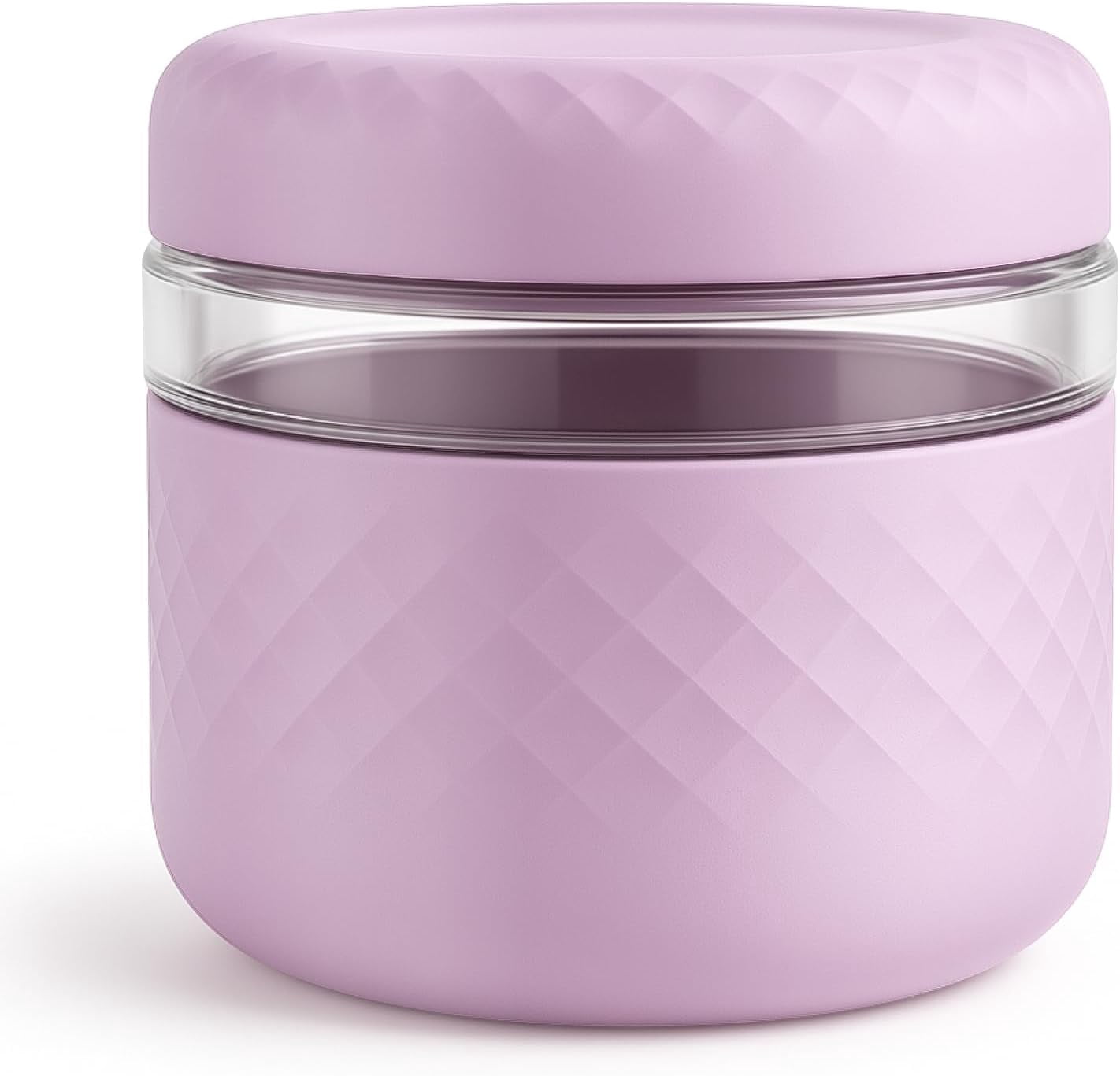 24 oz Glass Lunch Bowl Container with Lid | Leak & Spill Proof, BPA ...