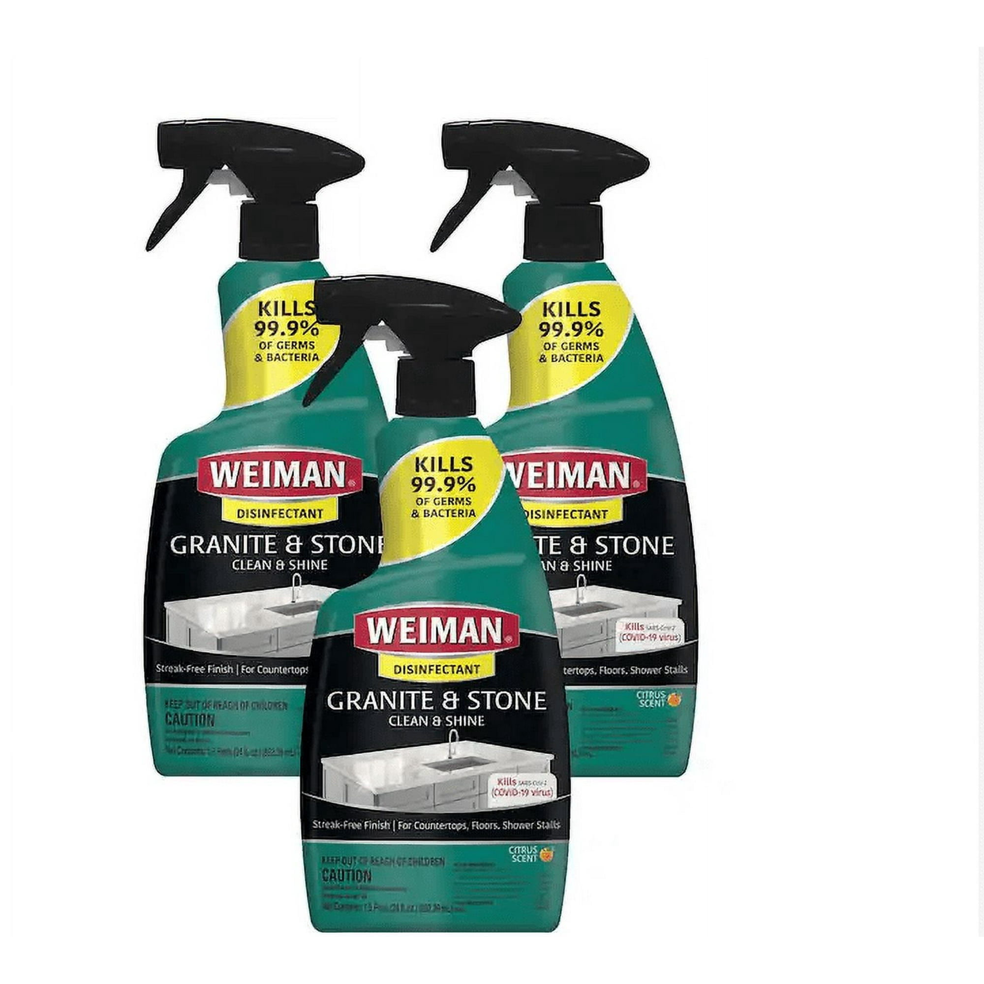 24 oz. Granite and Stone Countertop Cleaner and Polish Spray (3-Pack ...