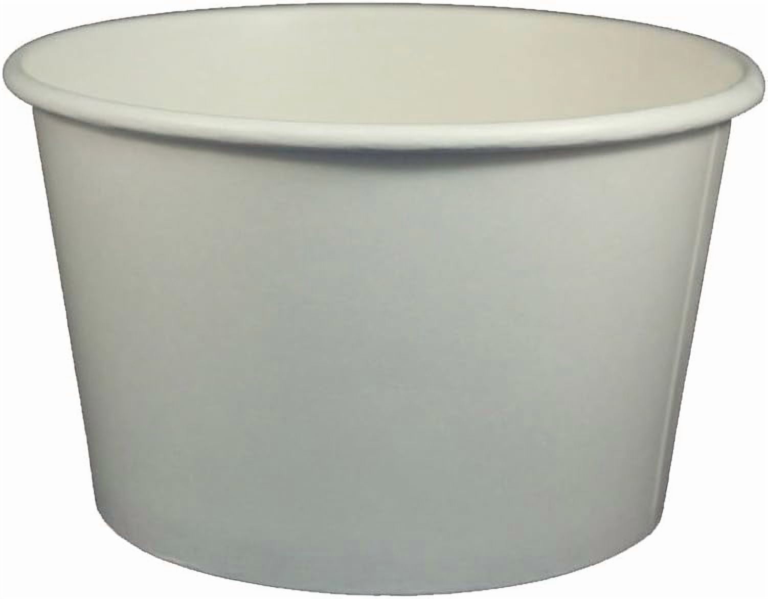 24 oz Yogurt Paper Cups- 600 Count (White) - Walmart.com
