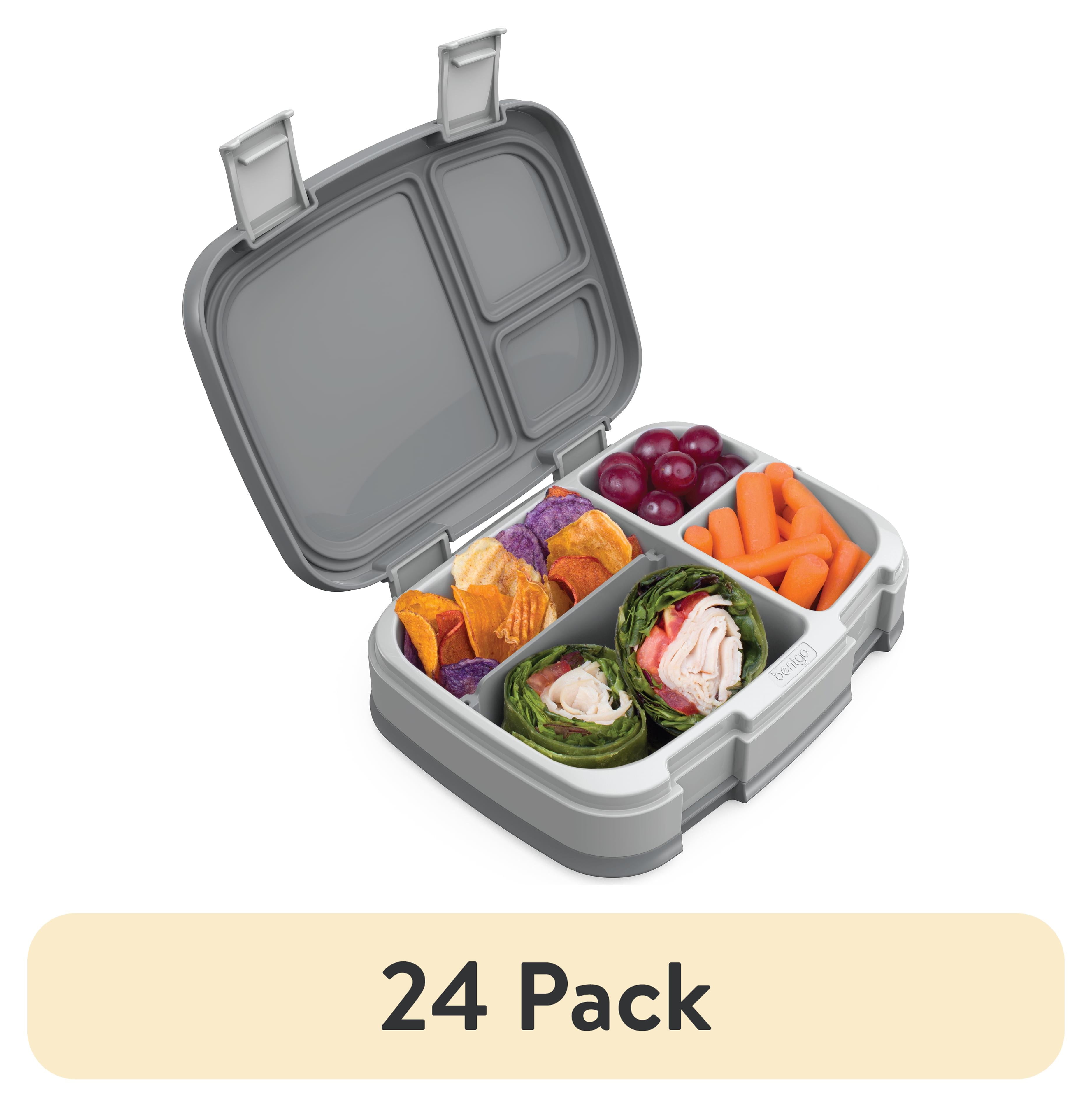 (24 pack) Bentgo Fresh Leak-Proof Lunch Box, Gray - Walmart.com