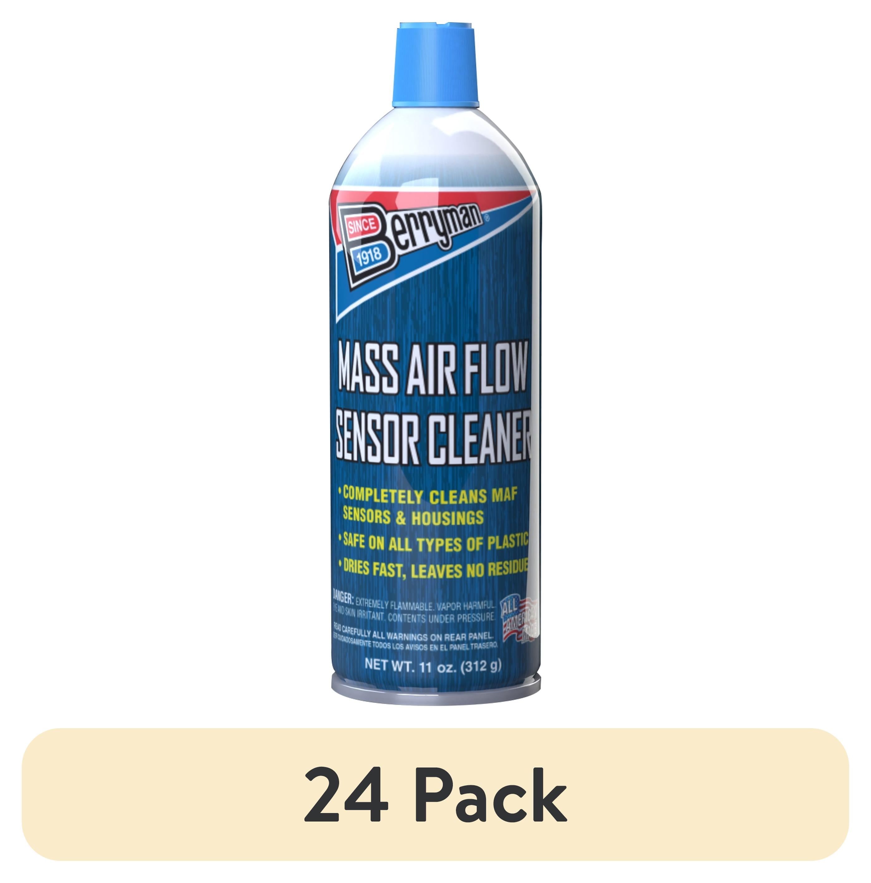 (24 pack) Berryman Products 2211 Mass Air Flow Sensor Cleaner, 11 oz ...