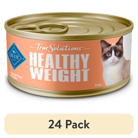 (24 pack) Blue Buffalo True Solutions Weight Control Wet Cat Food, 3-oz ...