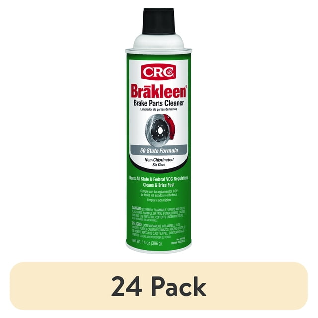 (24 pack) CRC Brakleen Non-Chlorinated Brake Cleaner, 14 oz ...