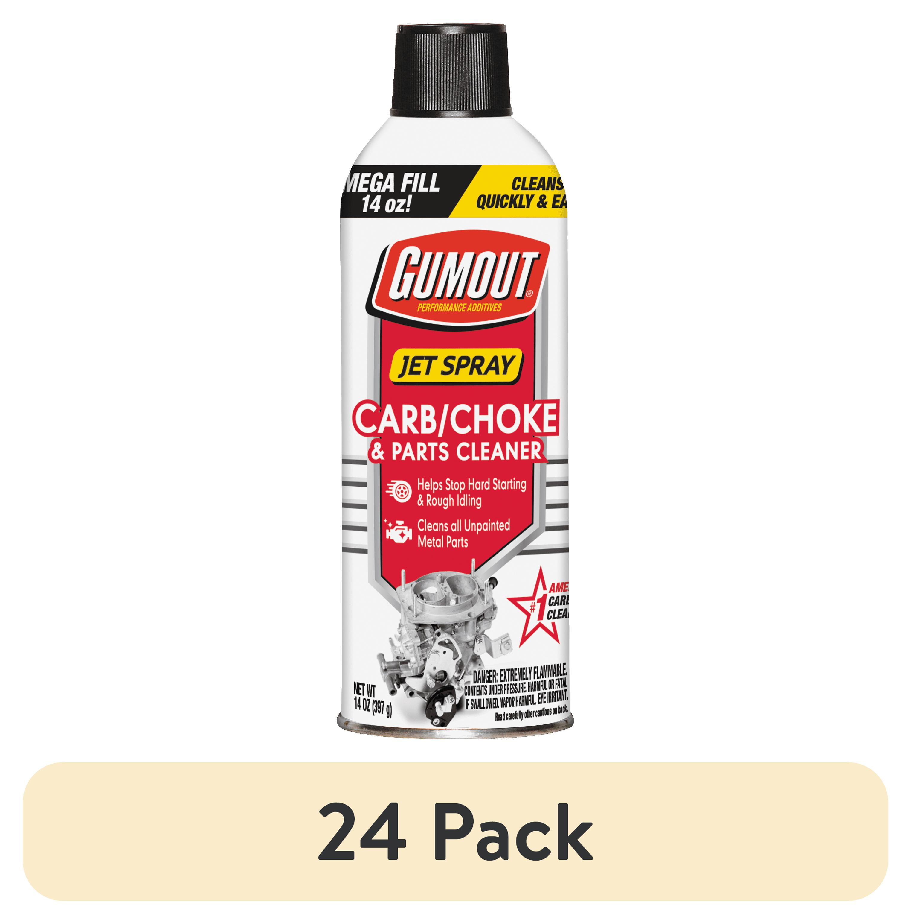 (24 pack) Gumout Jet Spray Carburetor, Choke, and Parts Cleaner - 14 oz ...