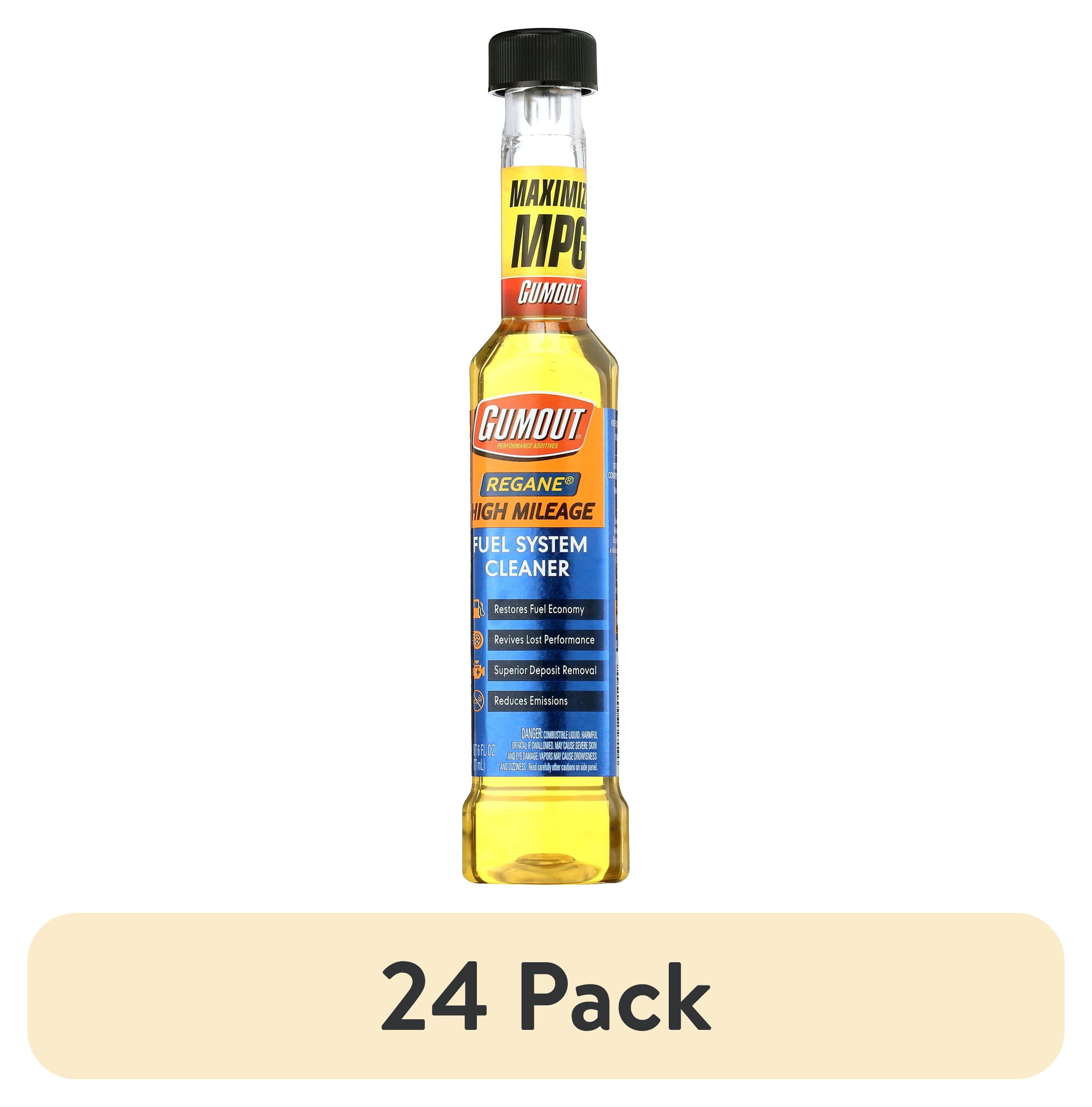 (24 pack) Gumout Regane High Mileage Fuel System Cleaner Additive, 6OZ ...