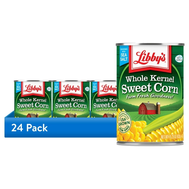 Libby' Sweet Corn 15.25oz | Jarred food for grocery retail - Walmart ...