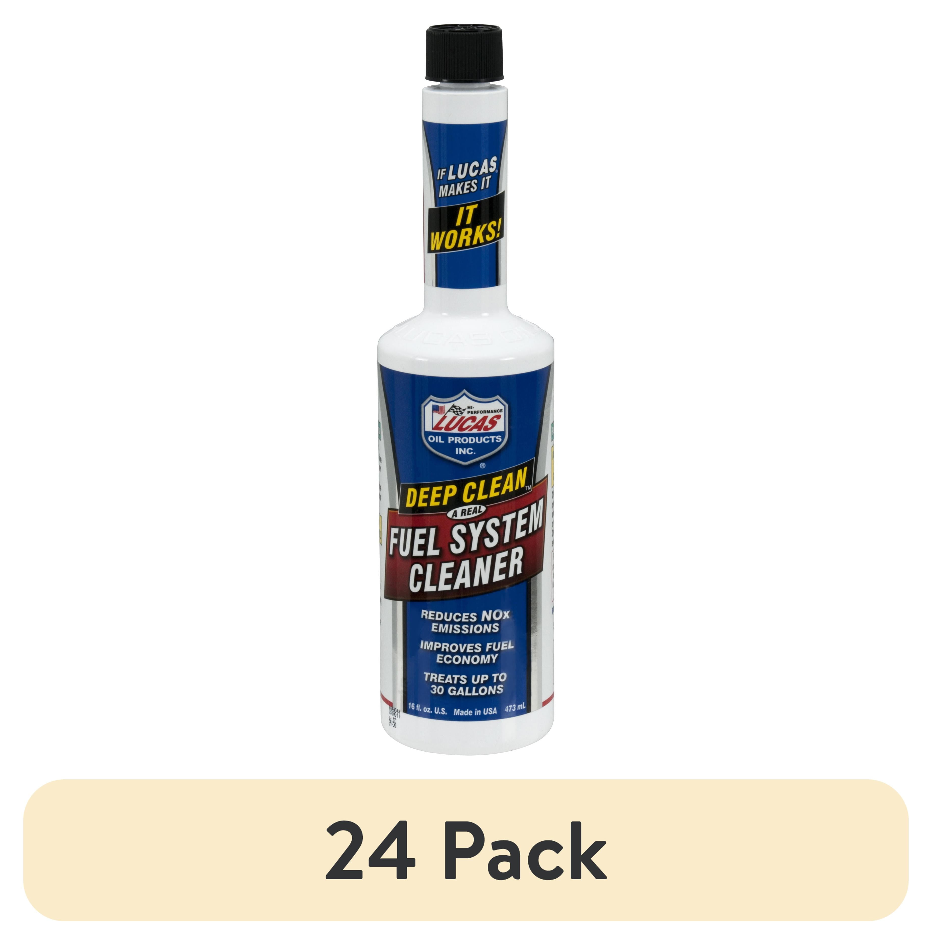 (24 pack) Lucas Oil 10512 Deep Clean Fuel System Cleaner Performance ...