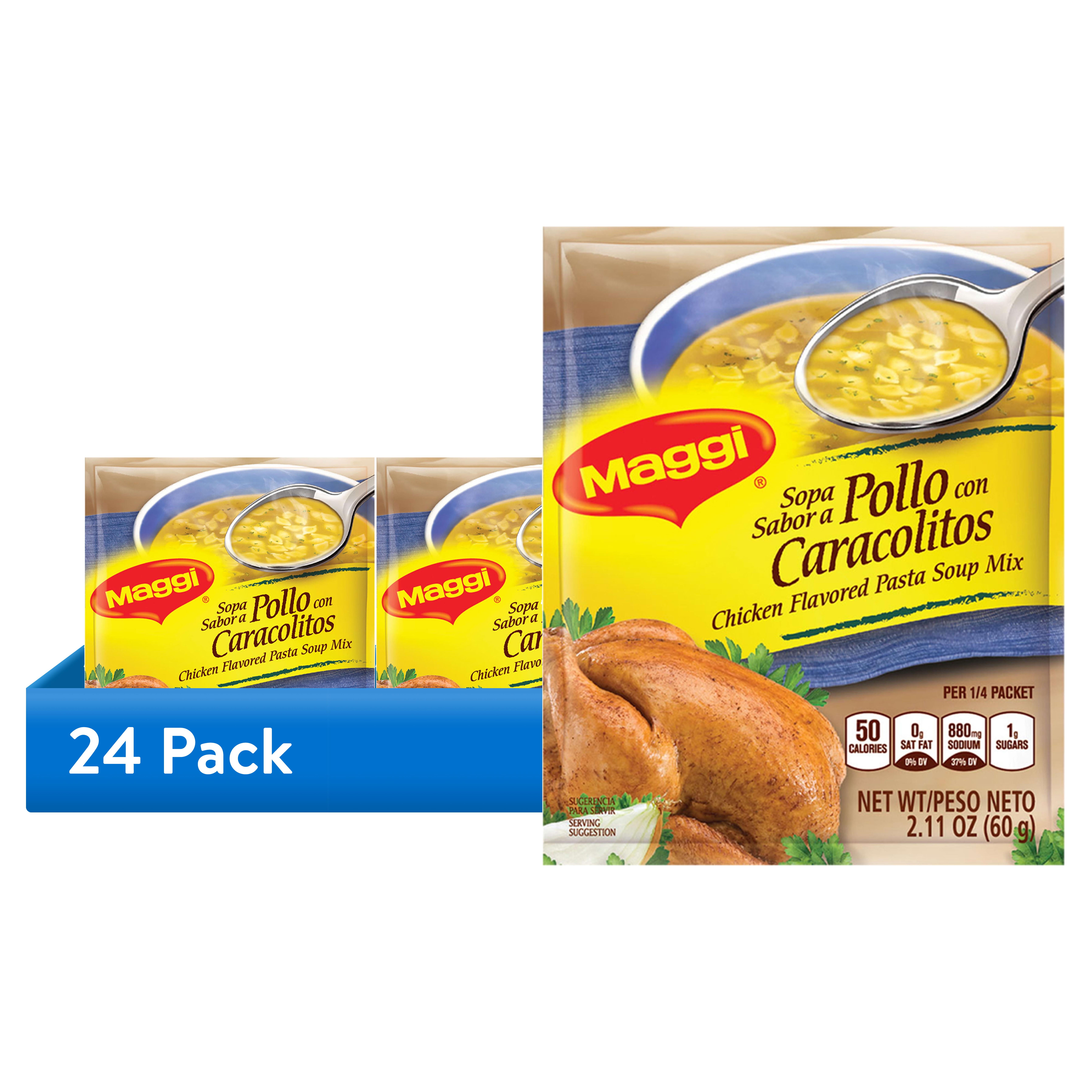 (24 pack) MAGGI Dehydrated Chicken Noodle Soup with Seashell Pasta, 1. ...