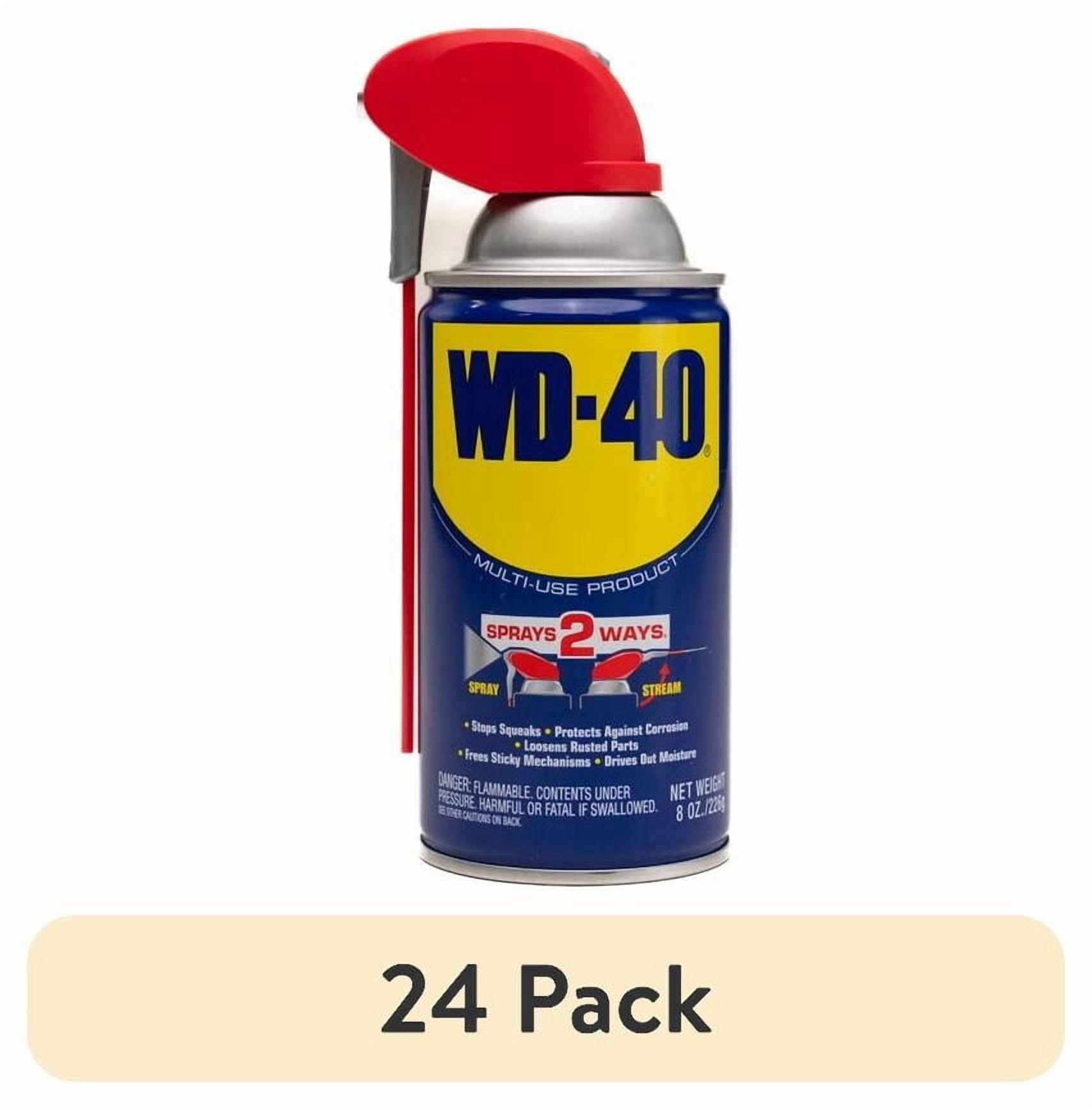 (24 pack) Original WD-40 Formula, Multi-Purpose Lubricant Spray Smart ...