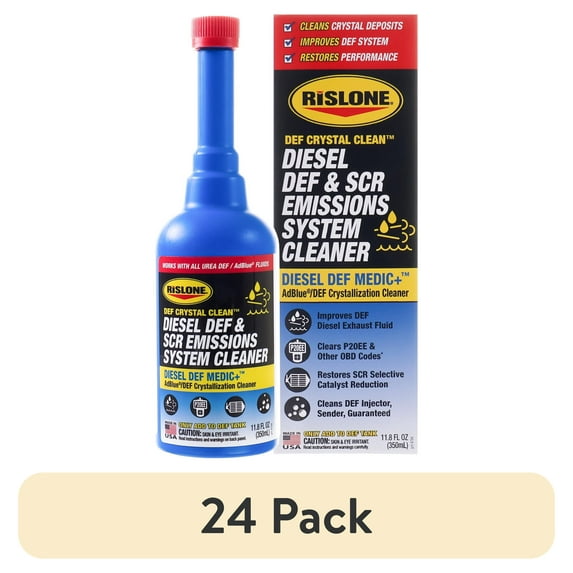 (24 pack) Rislone DEF Crystal Clean Diesel DEF & SCR Emissions System ...