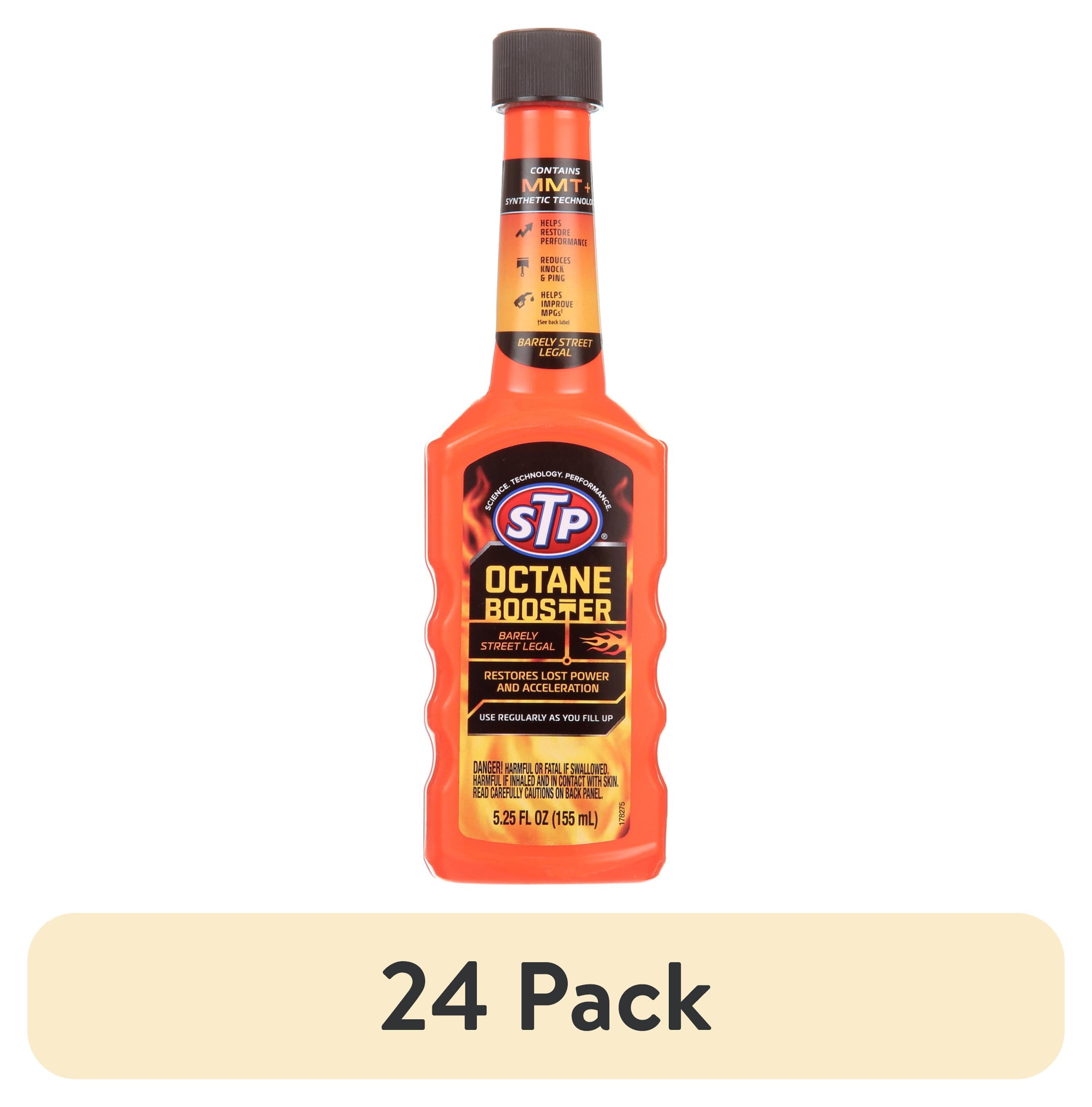 (24 pack) STP Octane Booster Fuel Additive for Gasoline Engines, 5.25 ...