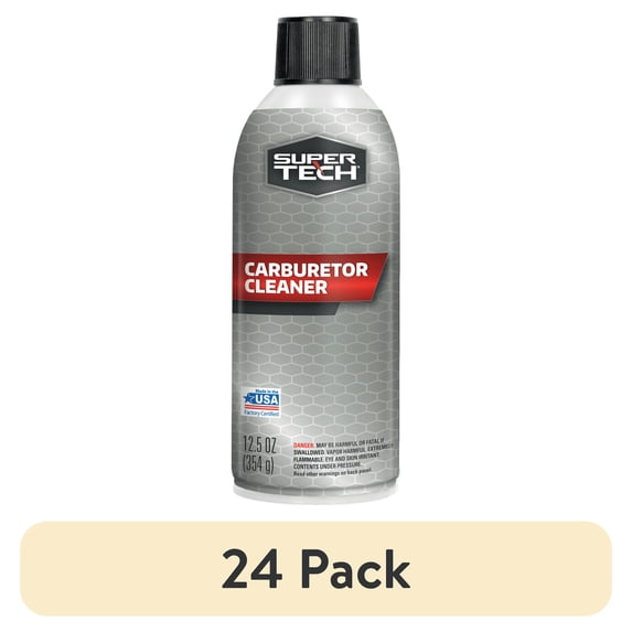 (24 pack) Super Tech Universal Carburetor Cleaner, 12.5 oz (1 Count ...