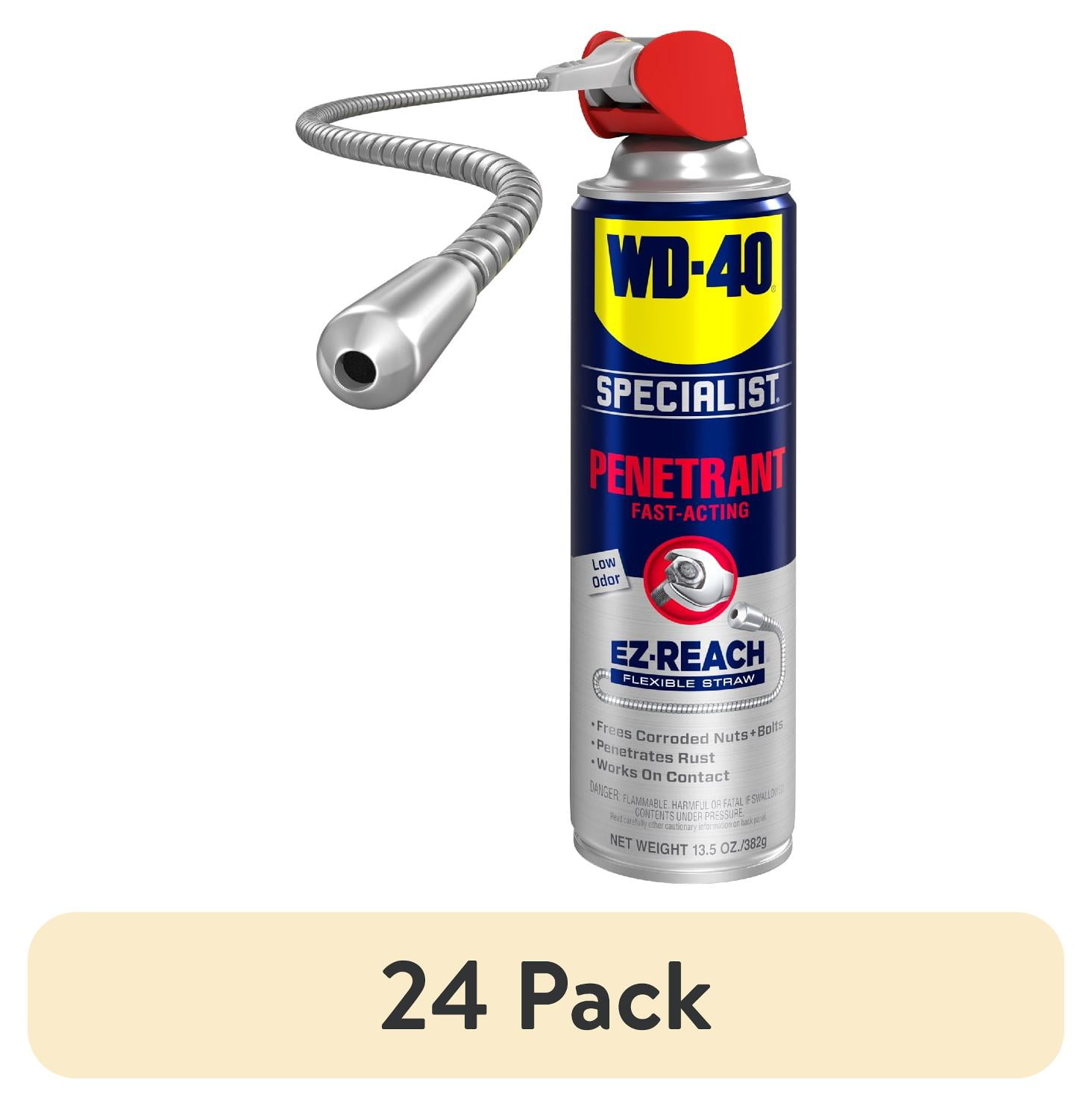 (24 pack) WD-40 Specialist Penetrant with EZ-reach, 13.5 oz. Machine ...