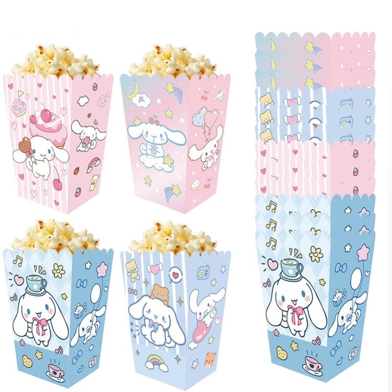24-pack anime-themed party paper popcorn boxes, snack containers for ...