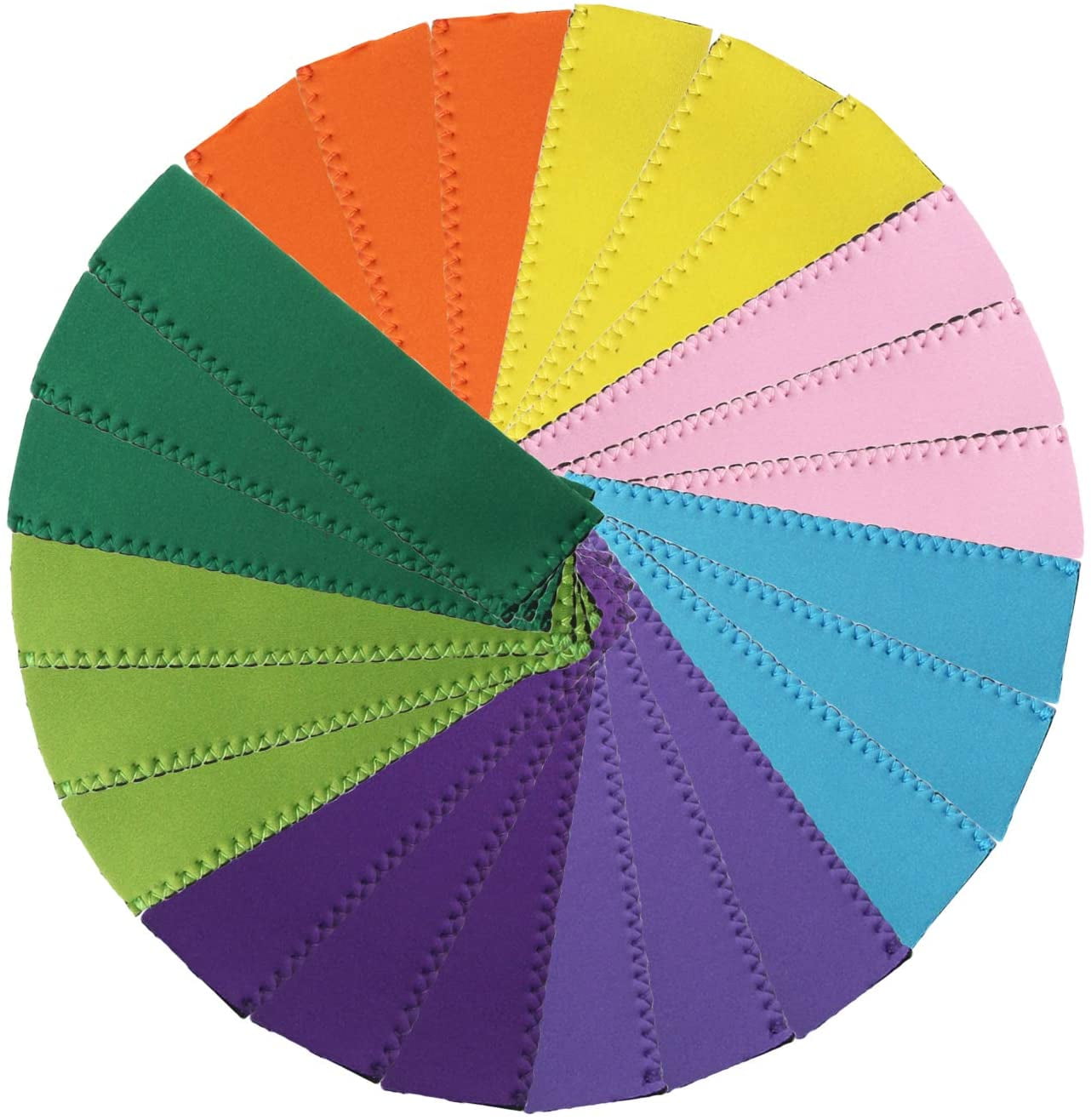 **24 pack neoprene freezer pop sleeve ice pop sleeve popsicle holders ...