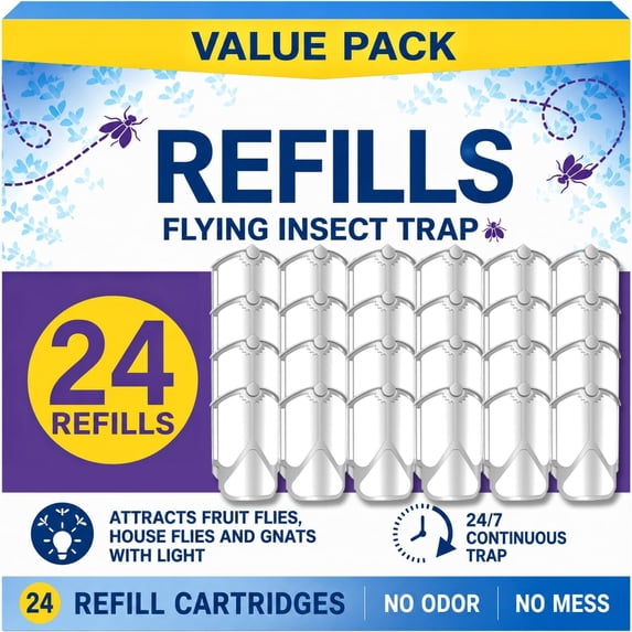 24-pack replacement card box compatible with plug-in insect killer 364 ...