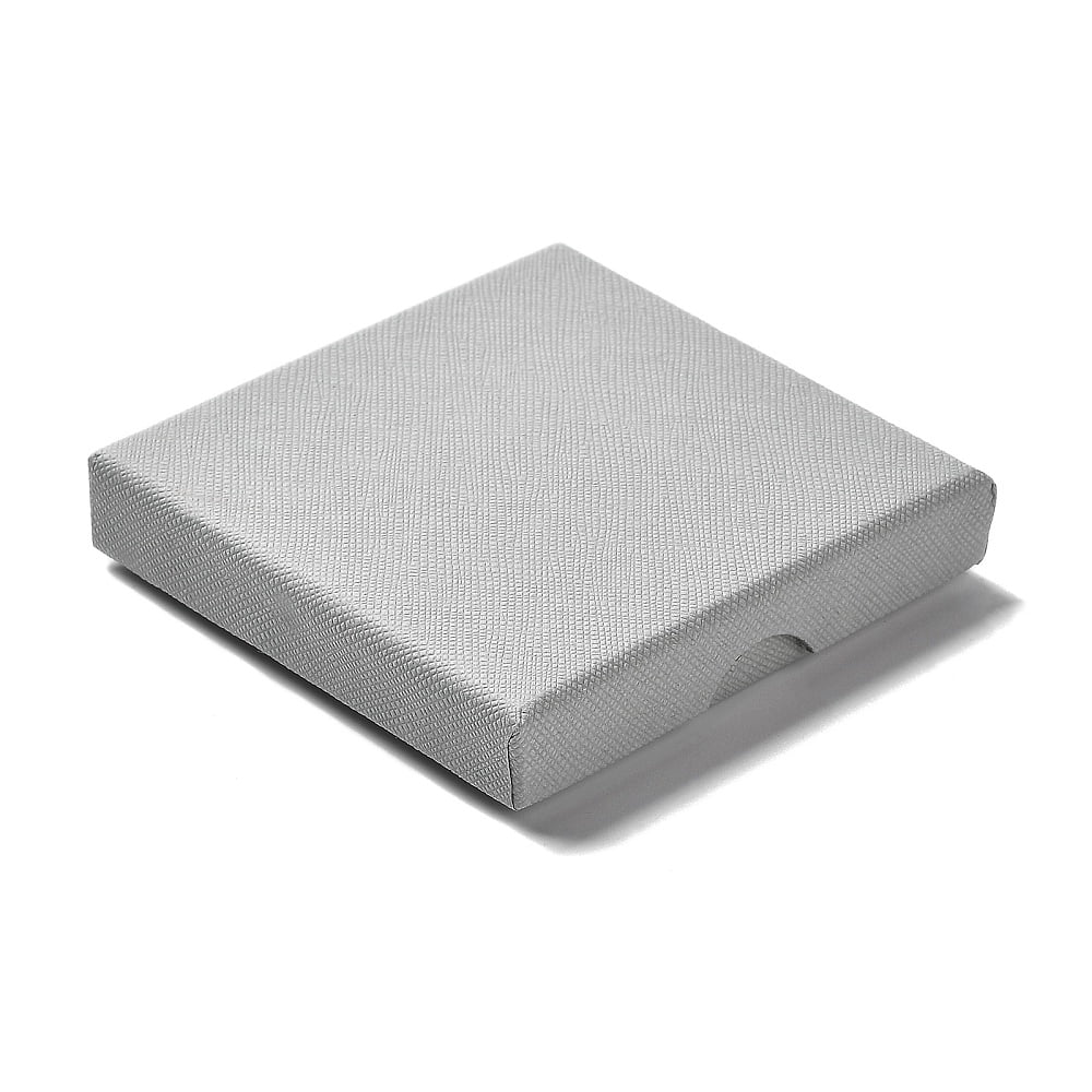 24 pc Cardboard Jewelry set boxes with Sponge Inside Square Gray 8~8 ...