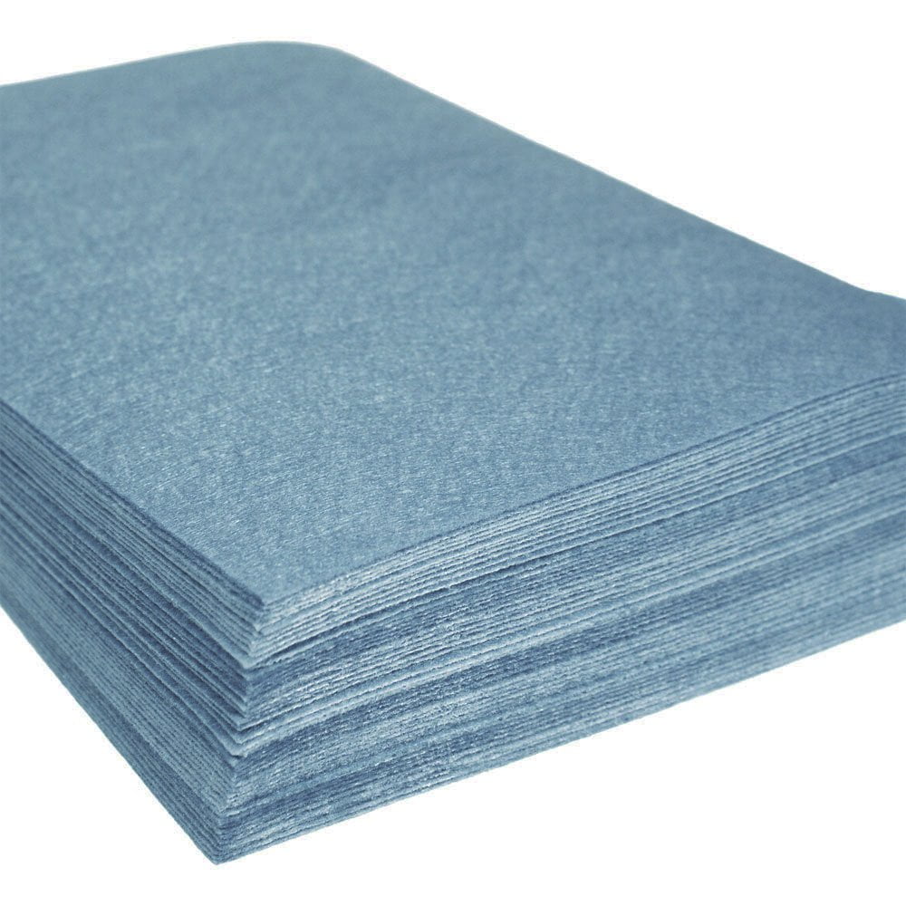 24 pcs Acrylic Hard Craft Felt Sheet 9" X 12" - Blue Mist (Crafting ...