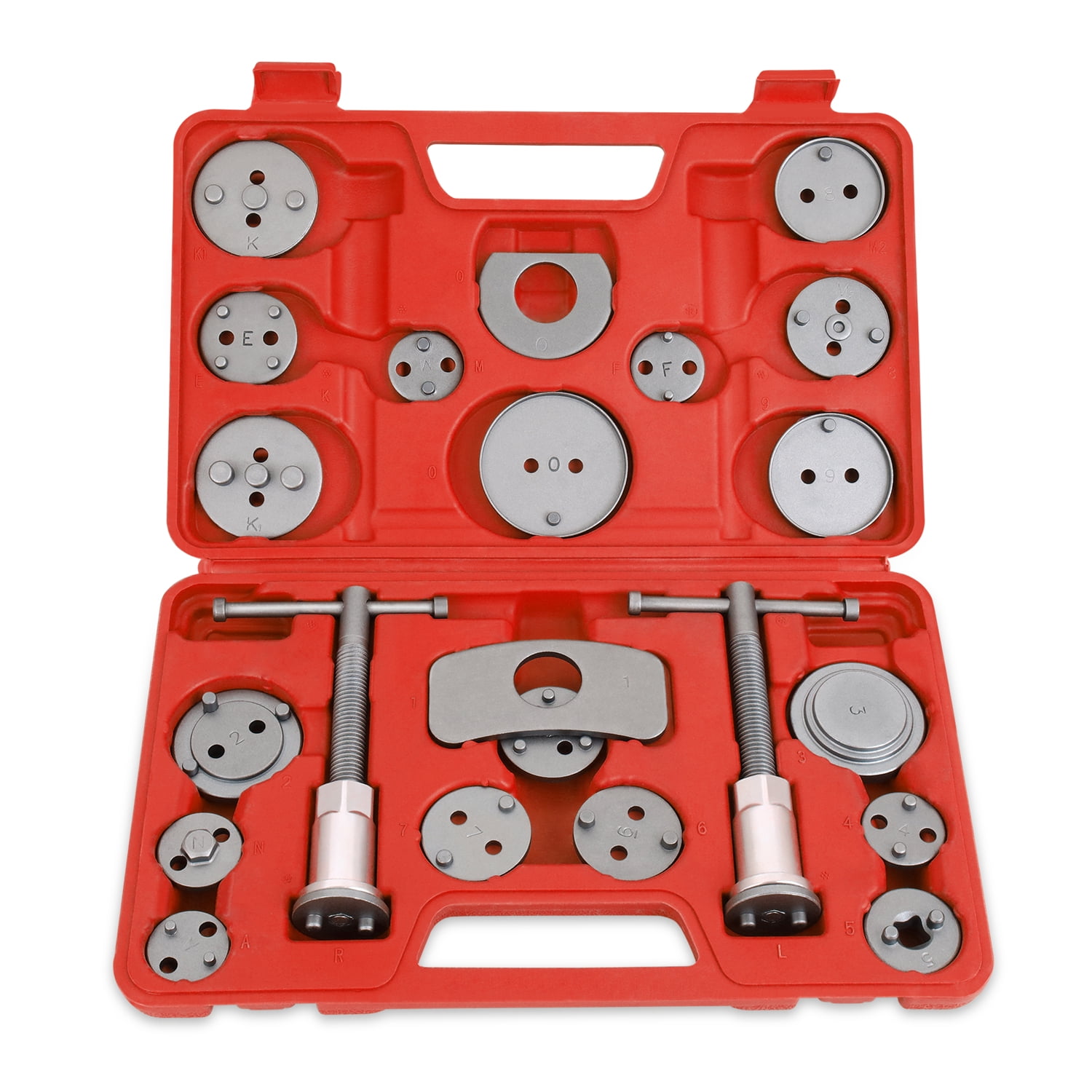 24-pcs Disc Brake Caliper Piston Compressor Wind Back Repair Tool Kit ...
