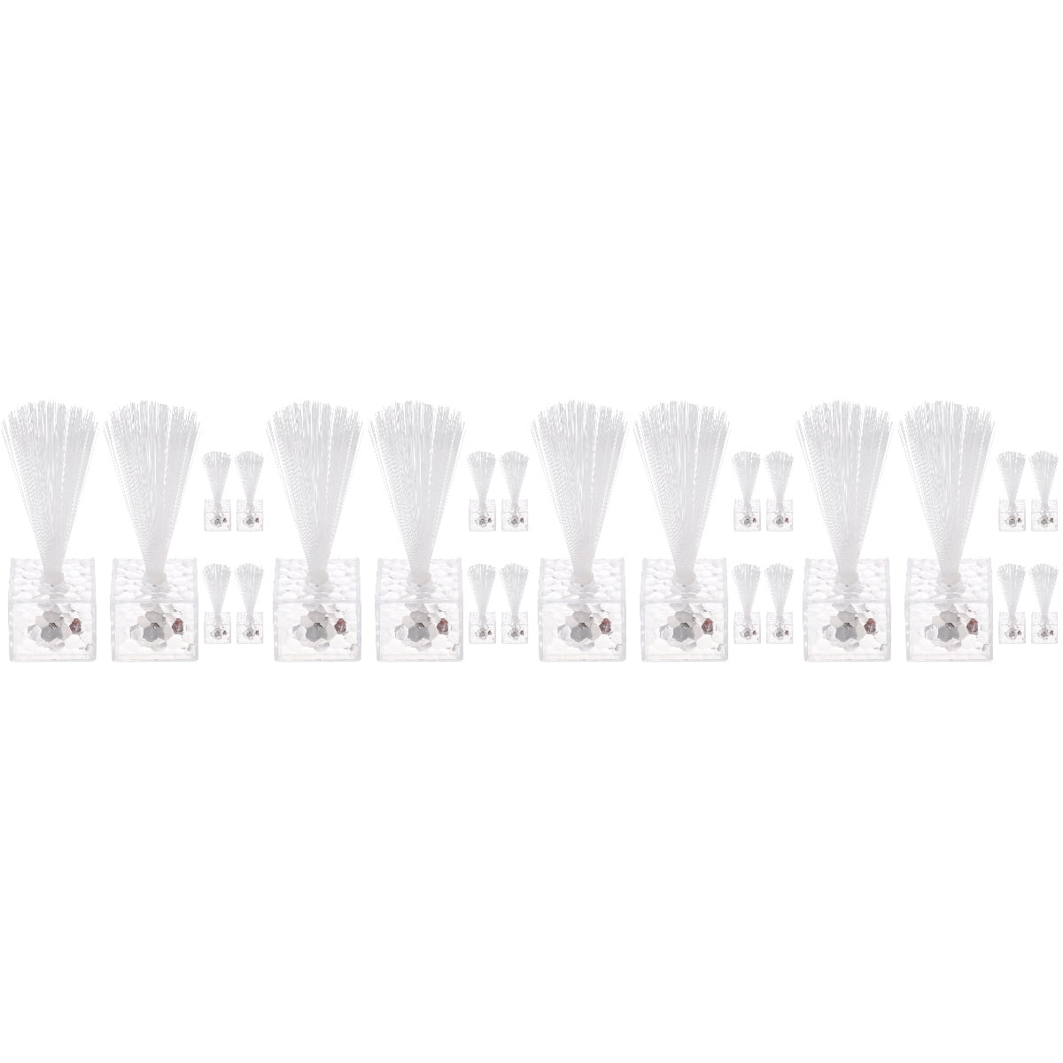 24 pcs Fiber Optic Lamps Desk Sparklers Sticks Party Centerpieces for ...