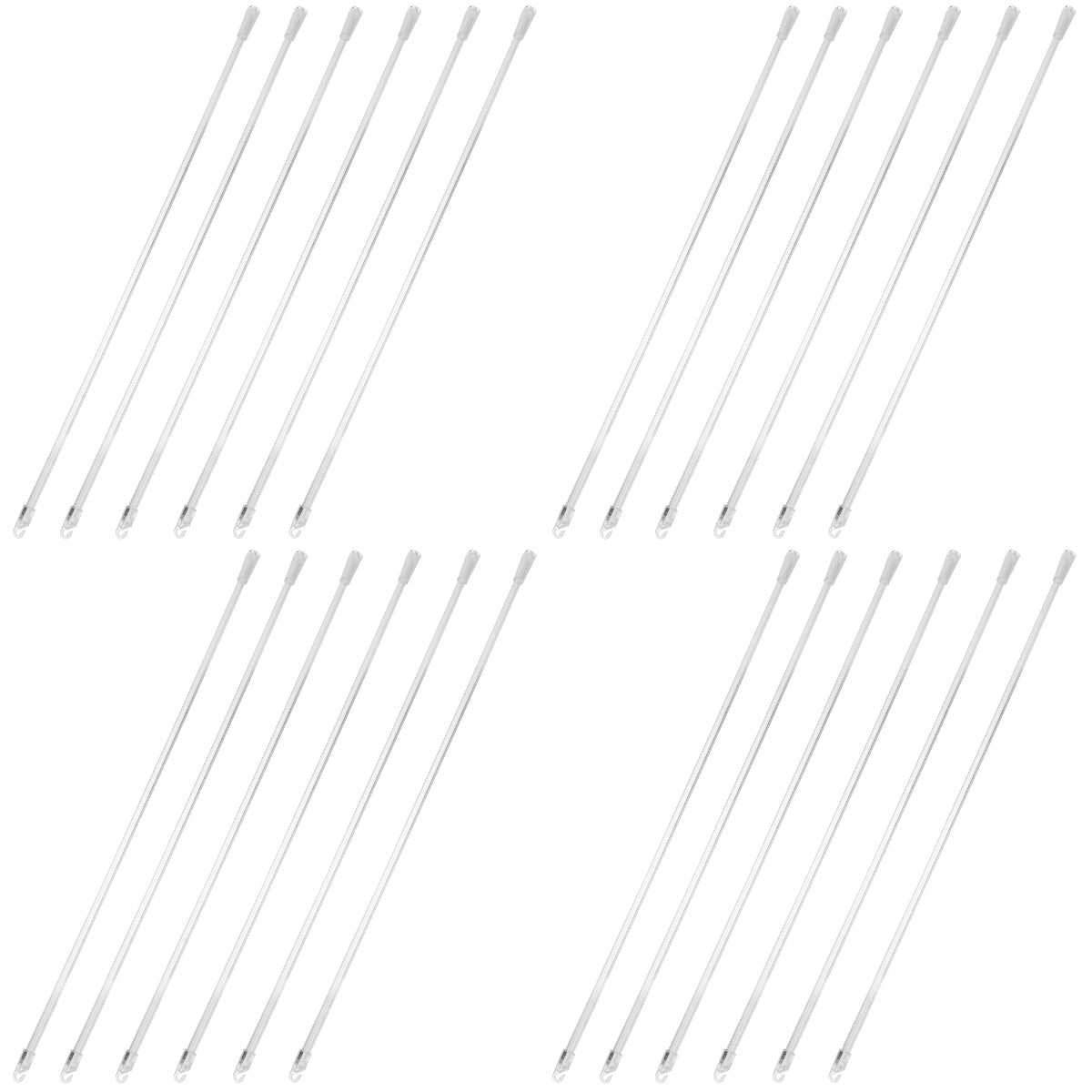 24 pcs Household Blind Wand Vertical Blind Rod Replacement Window Blind ...