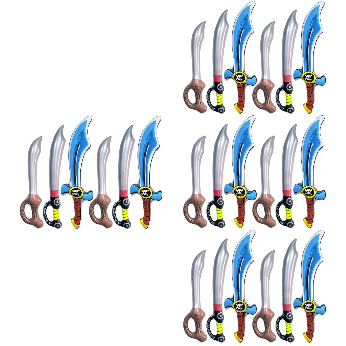 24 pcs Inflatable Sword Plaything Inflatable PVC Balloon Toy ...