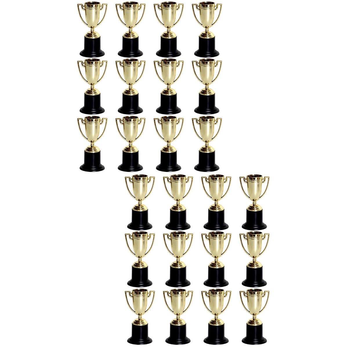 24 pcs Mini Award Trophy Plastic Reward Prizes Decorative Props Gift ...