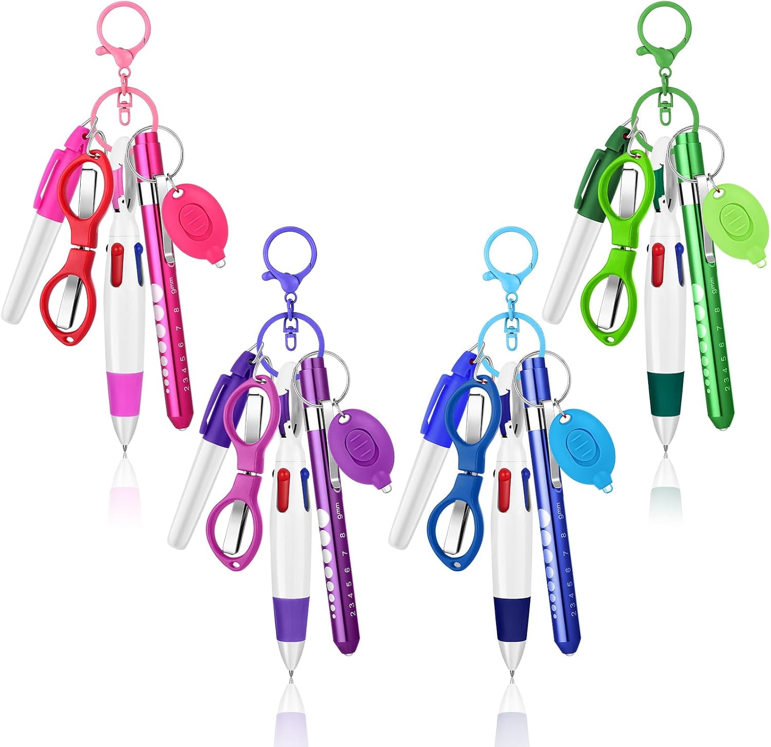24 pcs Nurse Pen Set Include Permanent Marker Pen Pen Lights for Nurses ...
