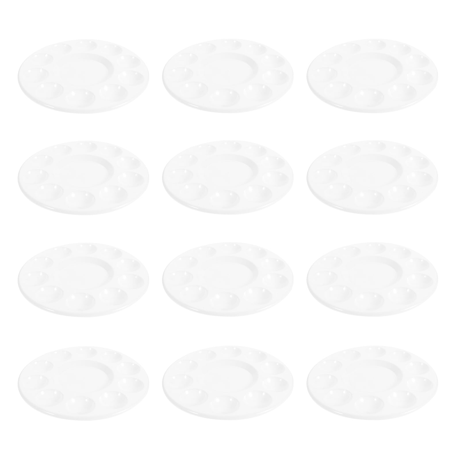 24 pcs Paint Trays Painting Pallet Trays Creative Plastic Color Mixer ...