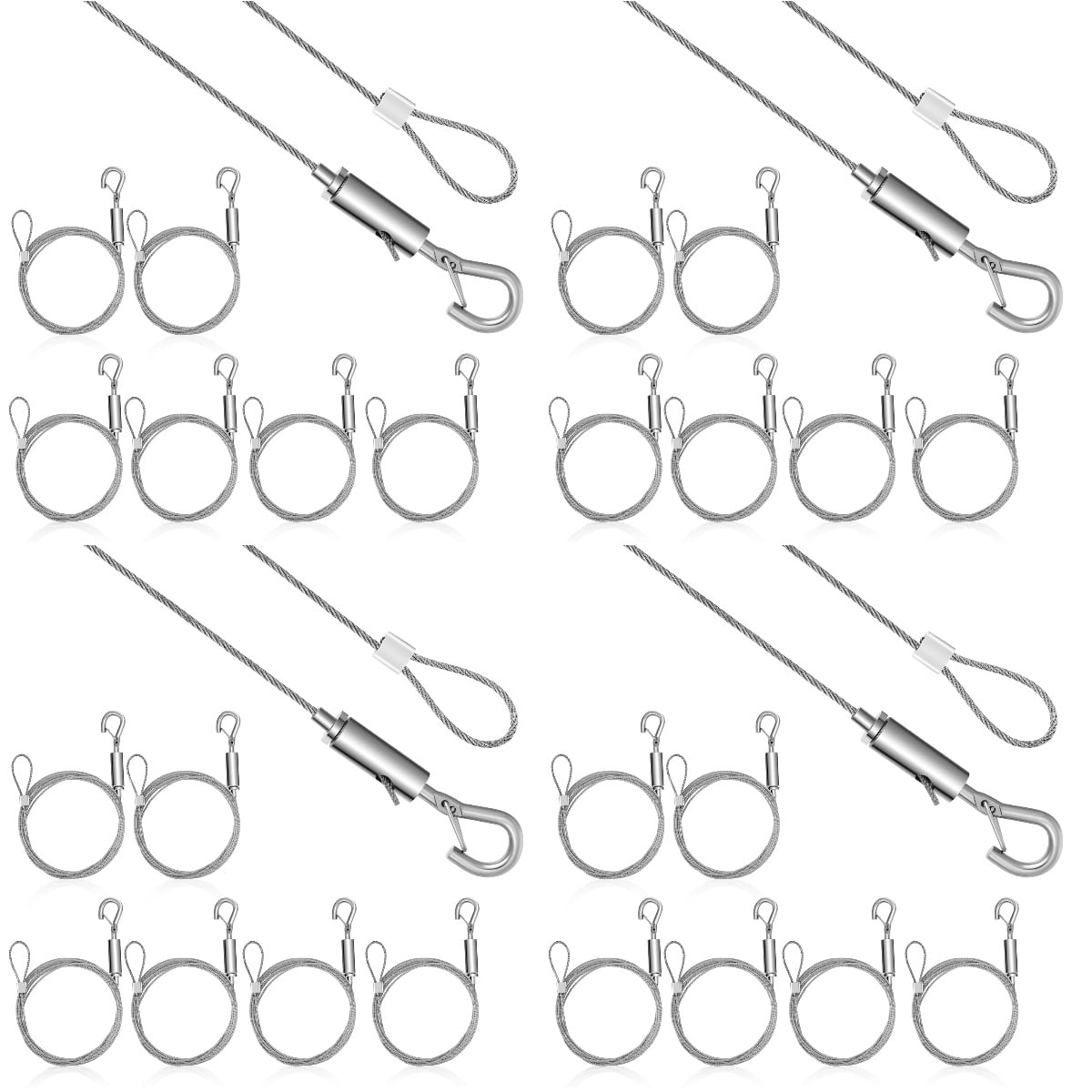 24 pcs Picture Hanging Wire Stainless Steel Wire Picture Frame Hanger ...